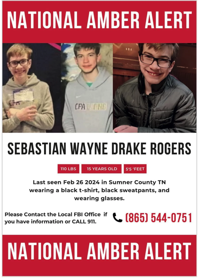 The Disappearance of Sebastian Rogers: A Troubling Case with Few Leads ...
