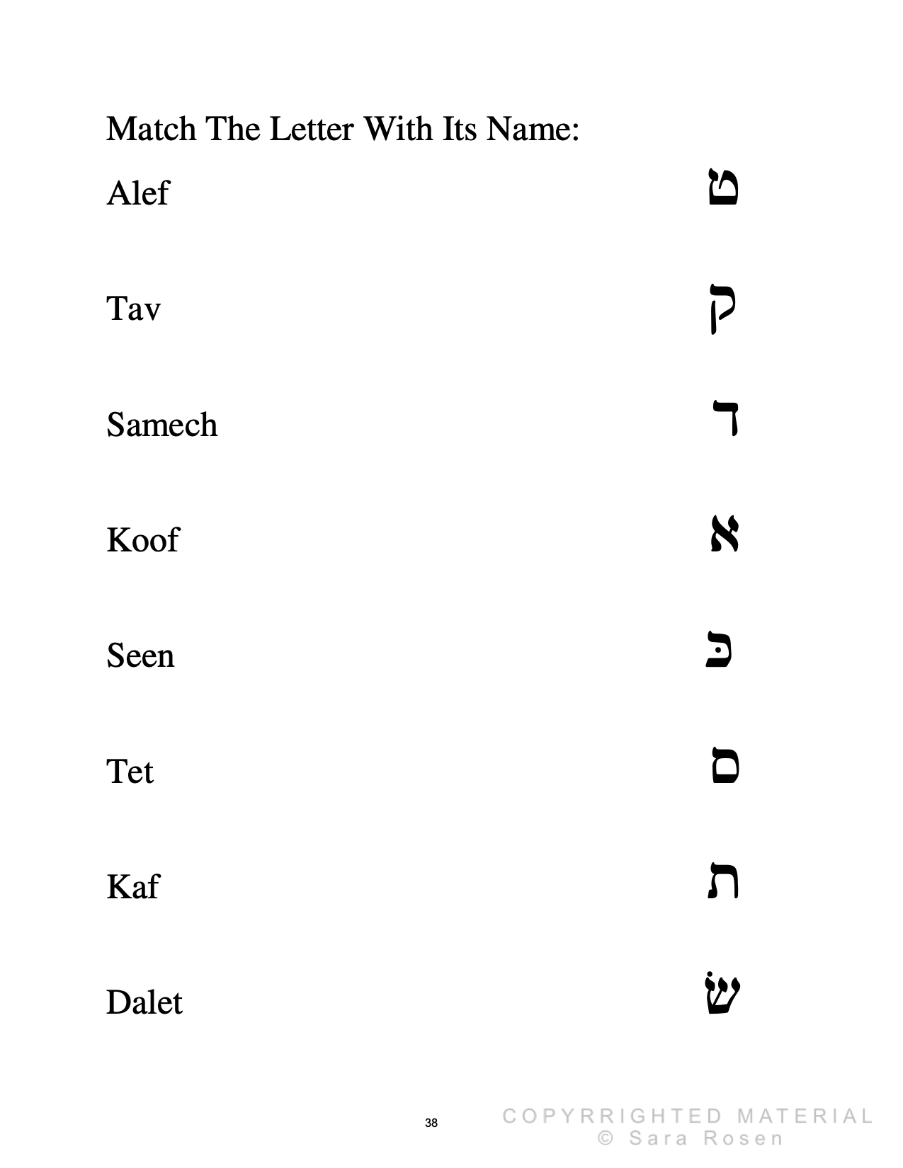 PHD: Book 1 — Phonetic Hebrew Decoding