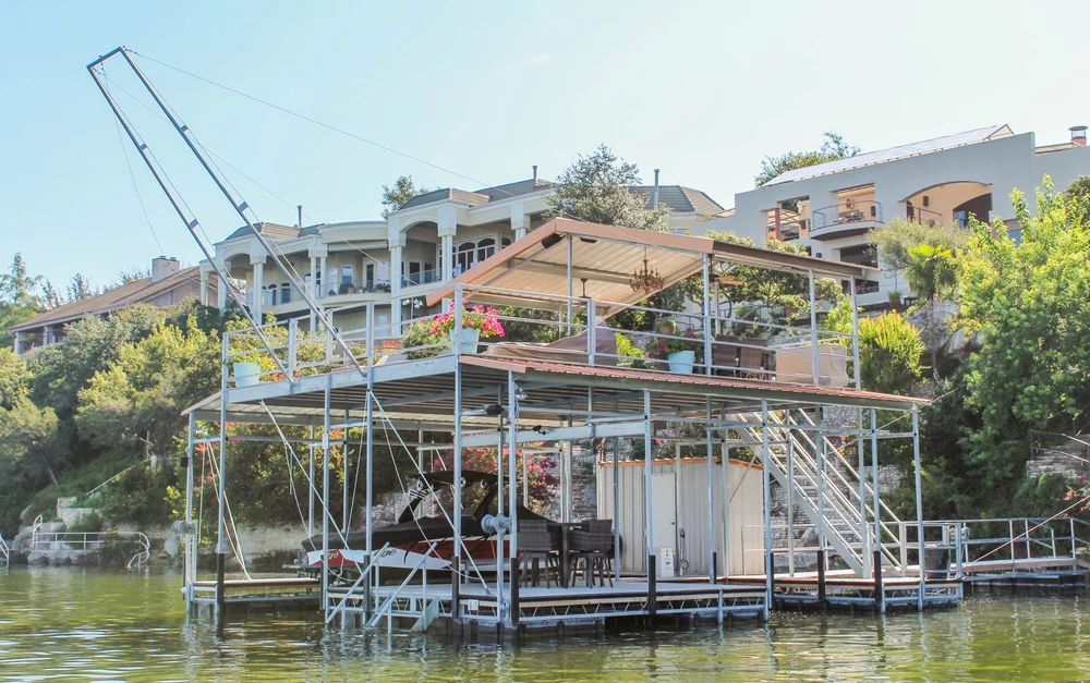 Covered & Multi-level Boat Docks — Dependable Docks