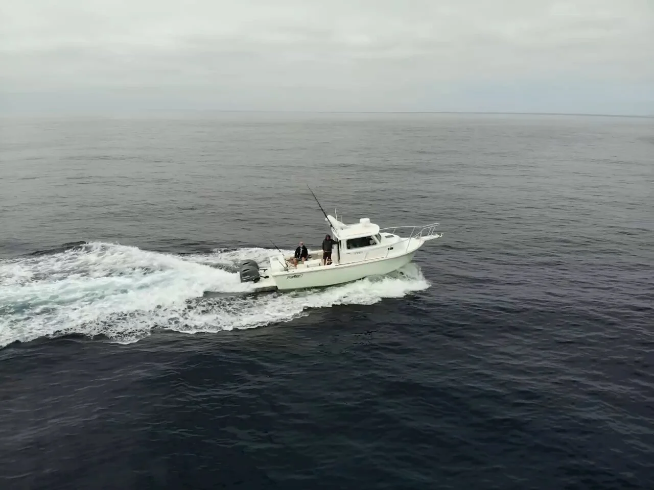 The boat — Single Fin Sport Fishing