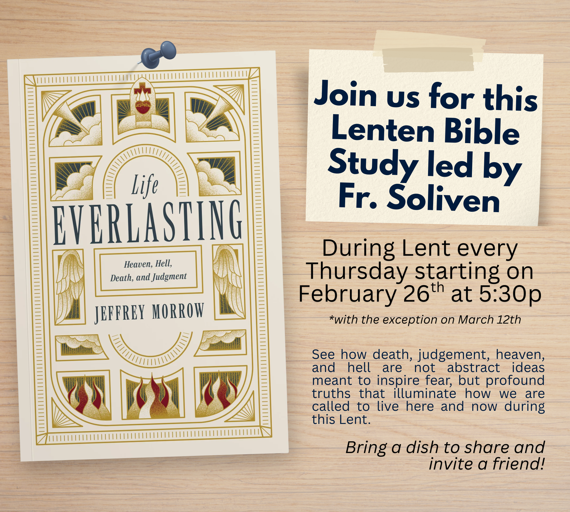 Lenten Bible Study — ST MARY'S PARISH