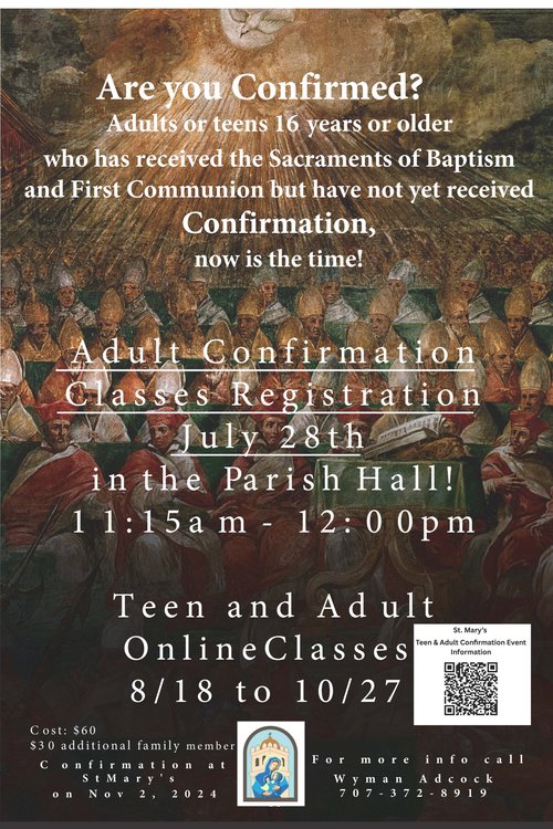 Upcoming Events at St. Mary's — ST MARY'S PARISH