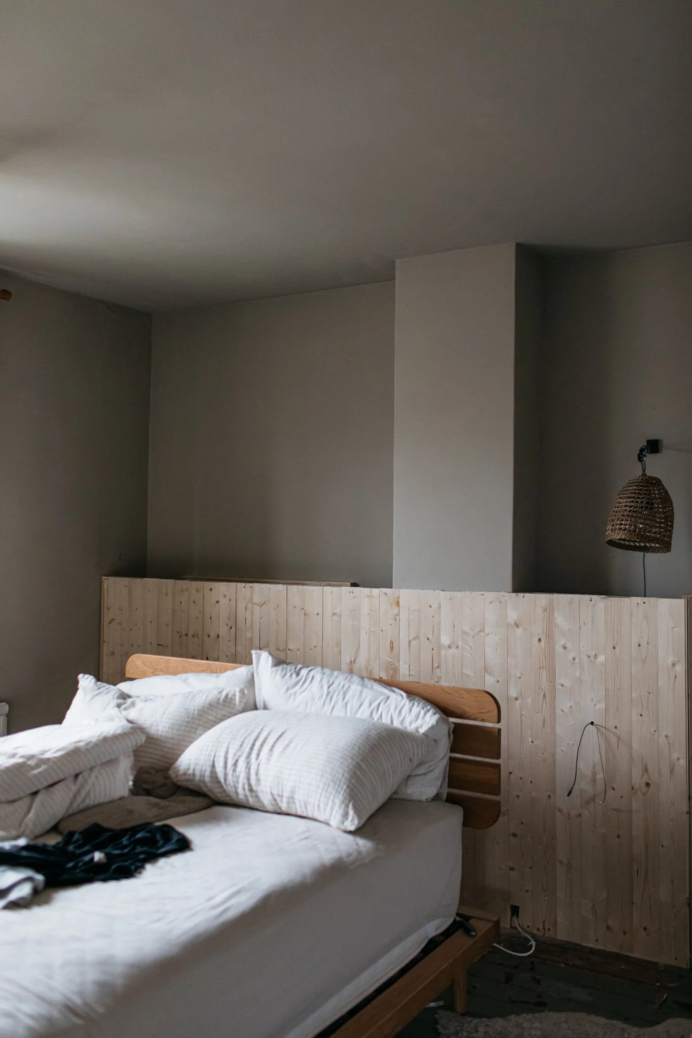 How I created a headboard wall in my bedroom on a budget — THE HUMBLE HOME