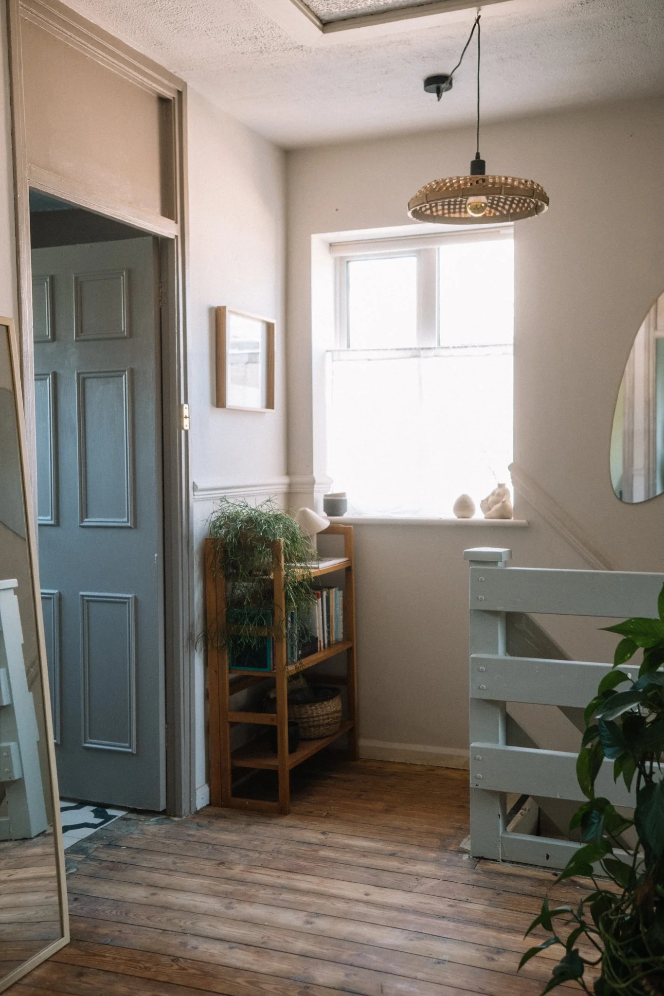 Interiors: A romantic landing makeover with eco friendly paint. — THE ...