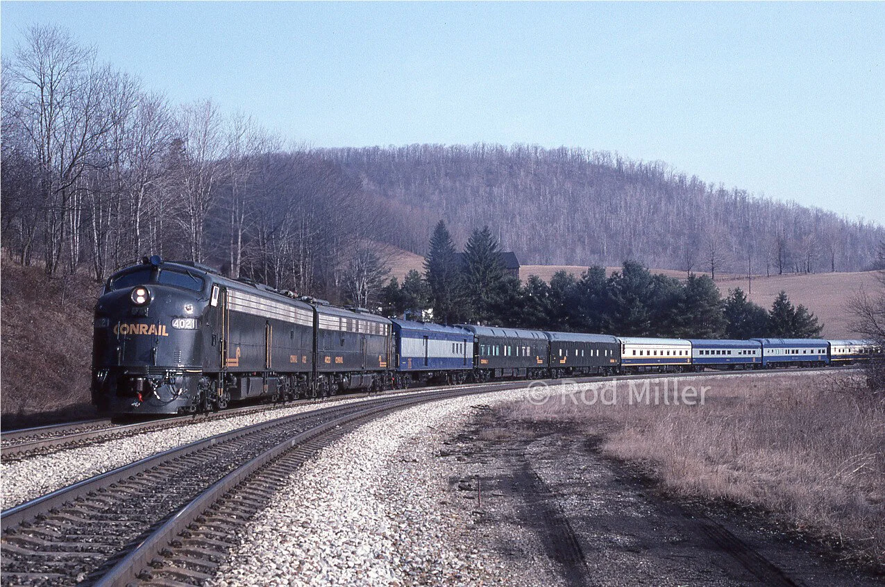 Conrail E8A 4021 - Conrail 4021 | View History by Wes Reminder