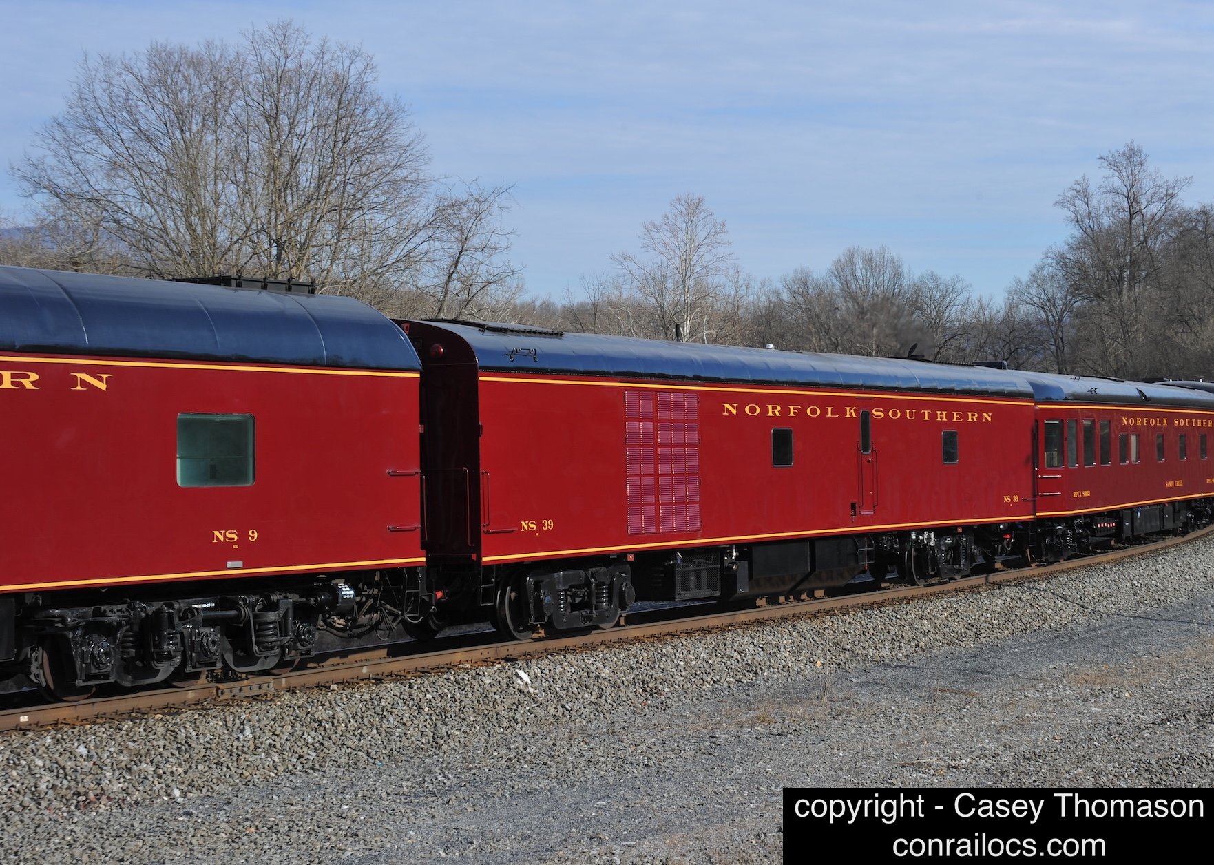 Norfolk Southern Diners, Exhibit, and Power Cars - by Wes Reminder