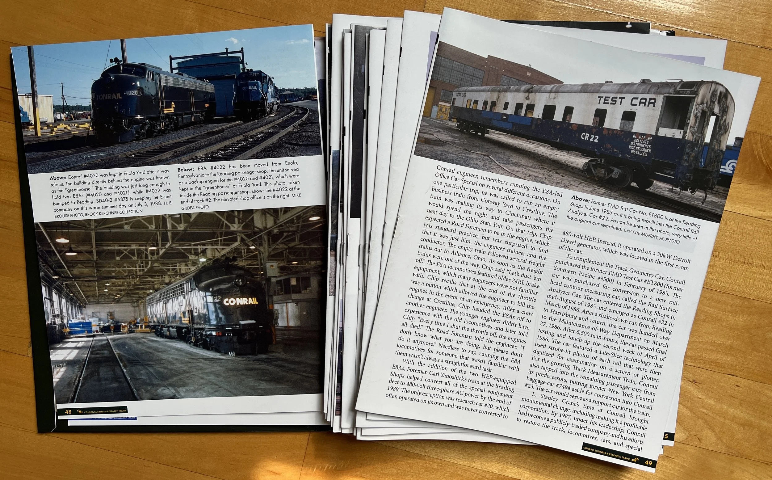 Conrail Business and Research Train Book