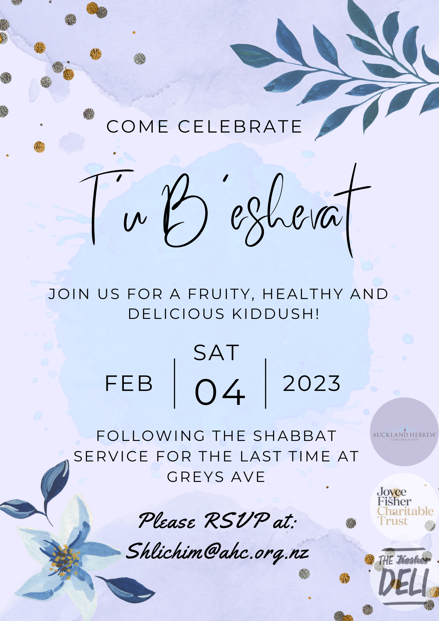 Shabbat Beshalach — Auckland Hebrew Congregation