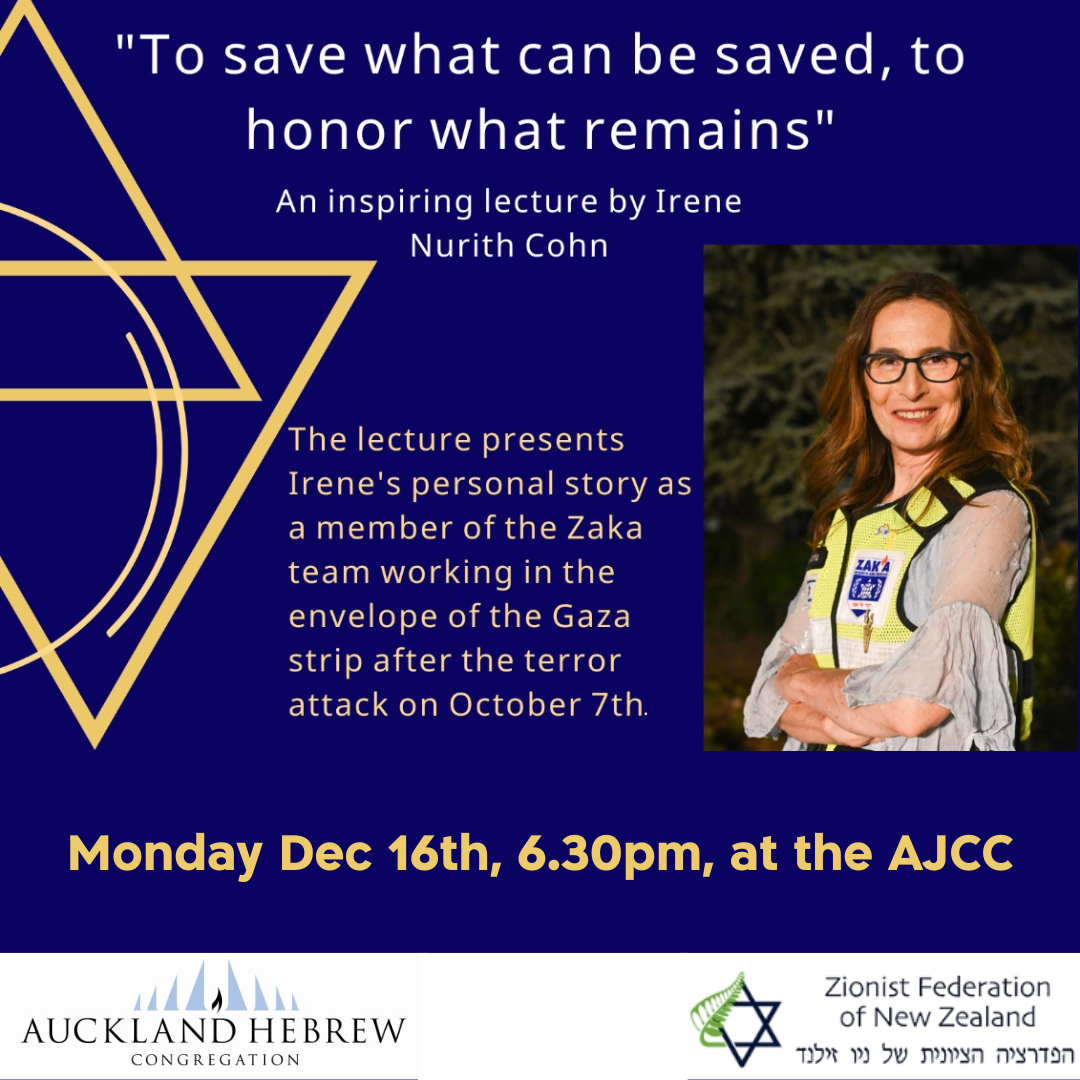 Shabbat Toldot — Auckland Hebrew Congregation