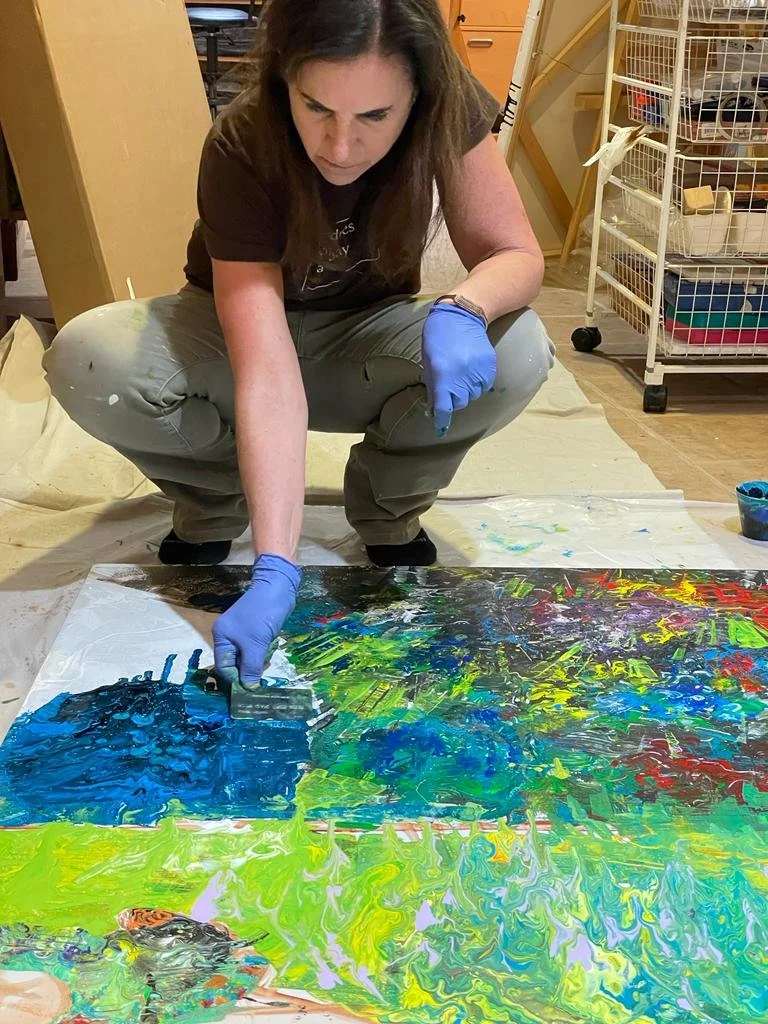 Inside the art studio of Carol Neiger Carol Lezberg Neiger fine art