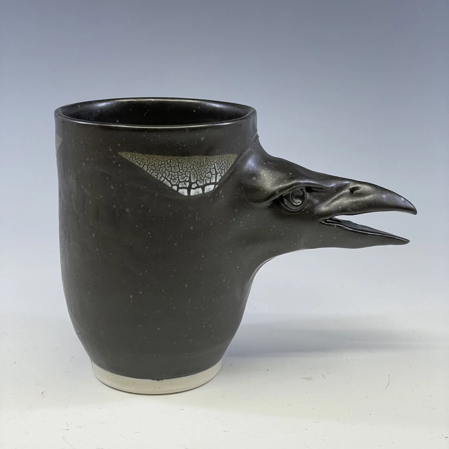 Raven hook — Porcelain & Stoneware by Barbara Glynn Prodaniuk