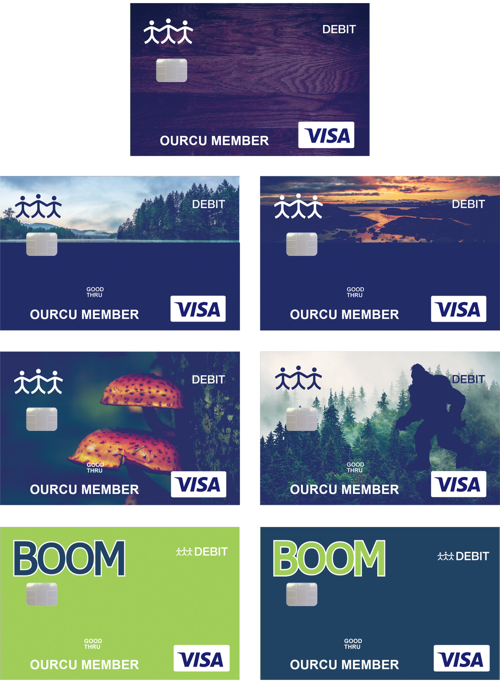 OURCU Visa Debit Cards — Our Community CU
