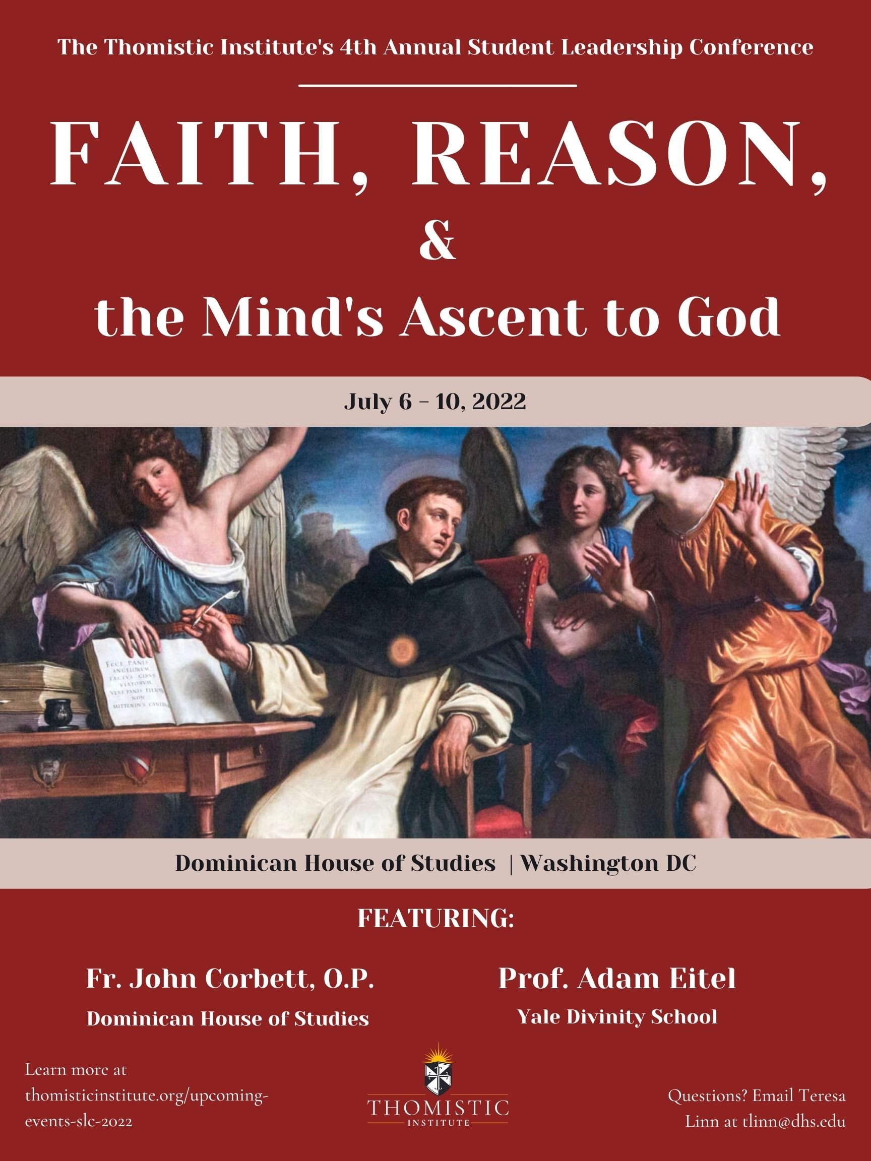 Faith, Reason, & the Mind’s Ascent to God | Fourth Annual Student ...