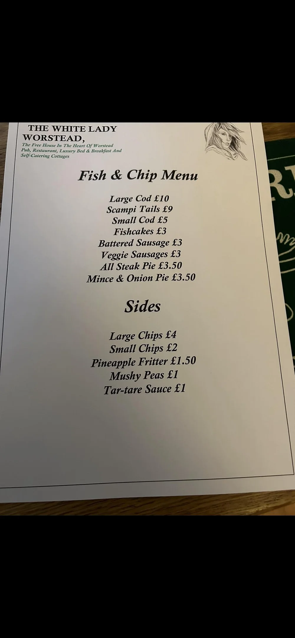 THE WHITE LADY WORSTEAD