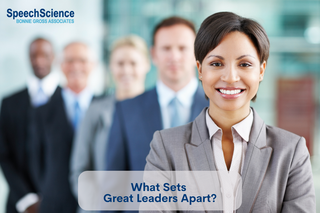 What sets great leaders apart?