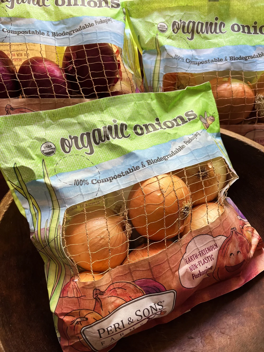 Peri & Sons Farms Earthbag Onions — Organically Grown Company