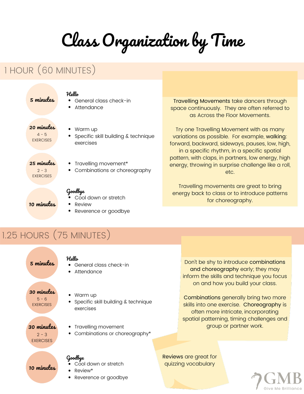 Organizing Your Class Time — Give Me Brilliance