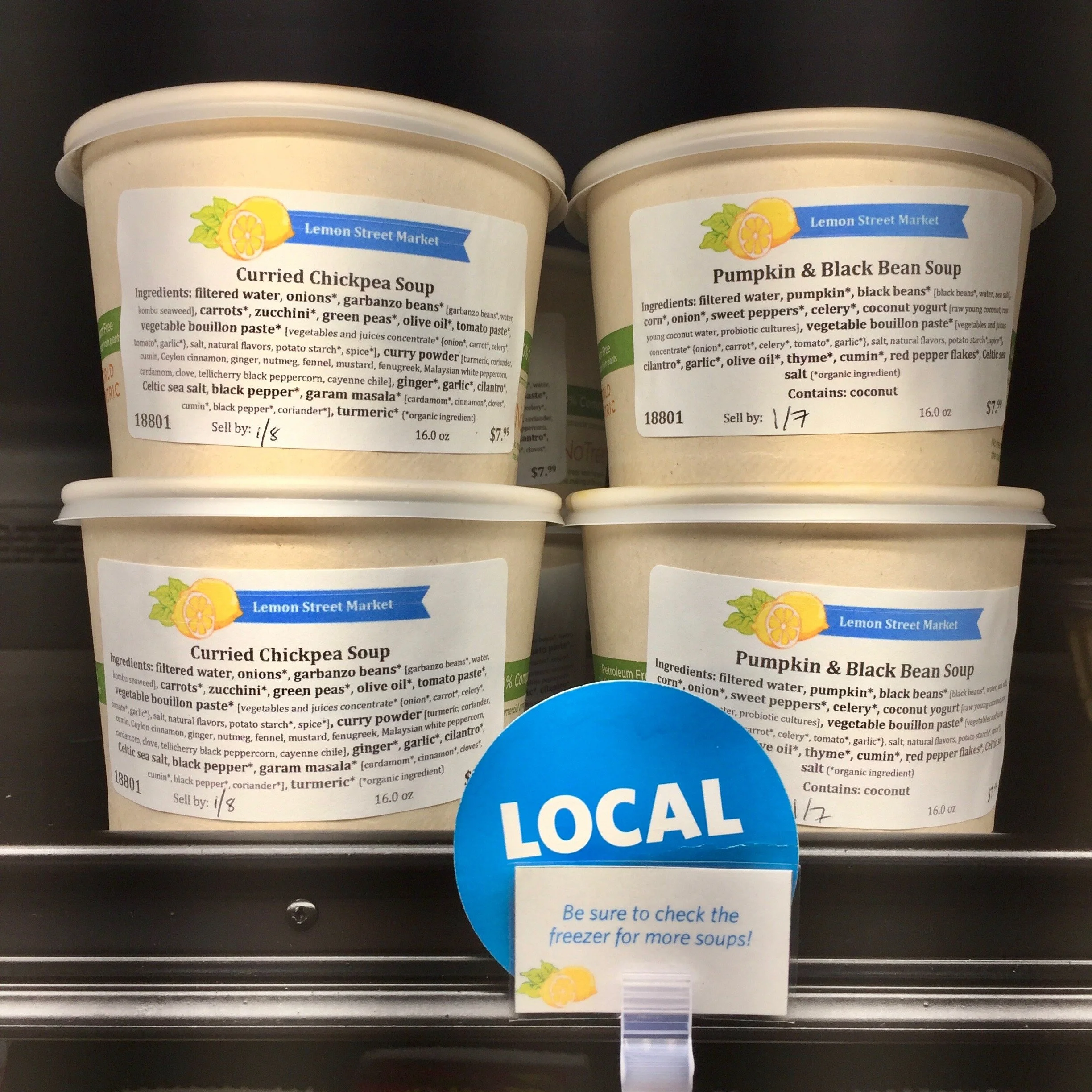 Menu - Join Us For Takeout Lunch or Coffee — Lemon Street Market