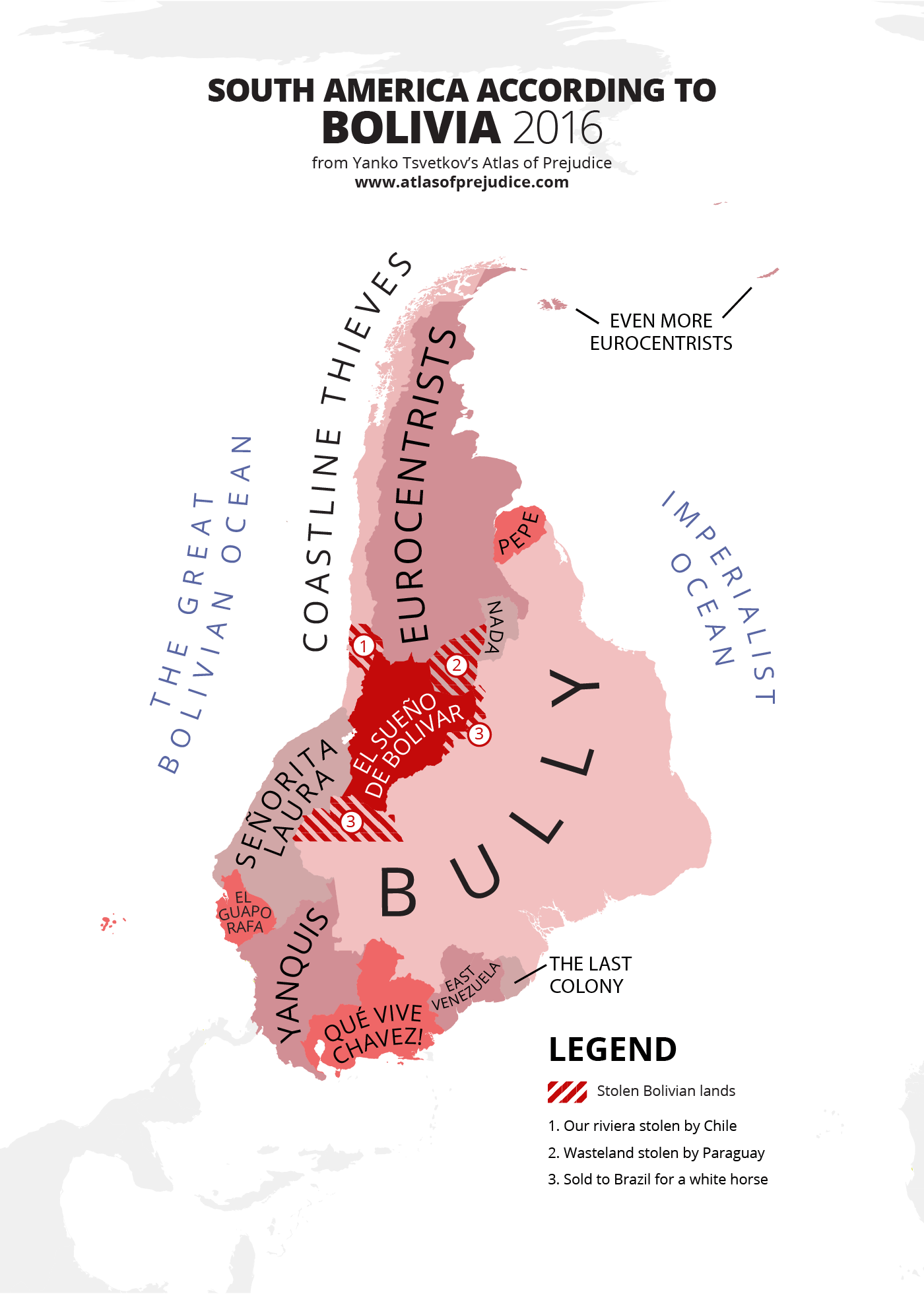 American Stereotypes Map
