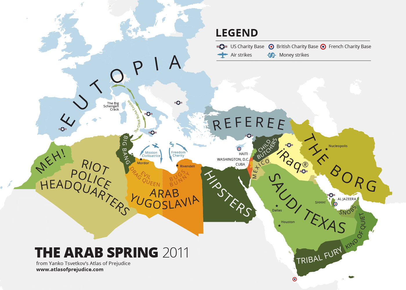 Arab Spring Map
