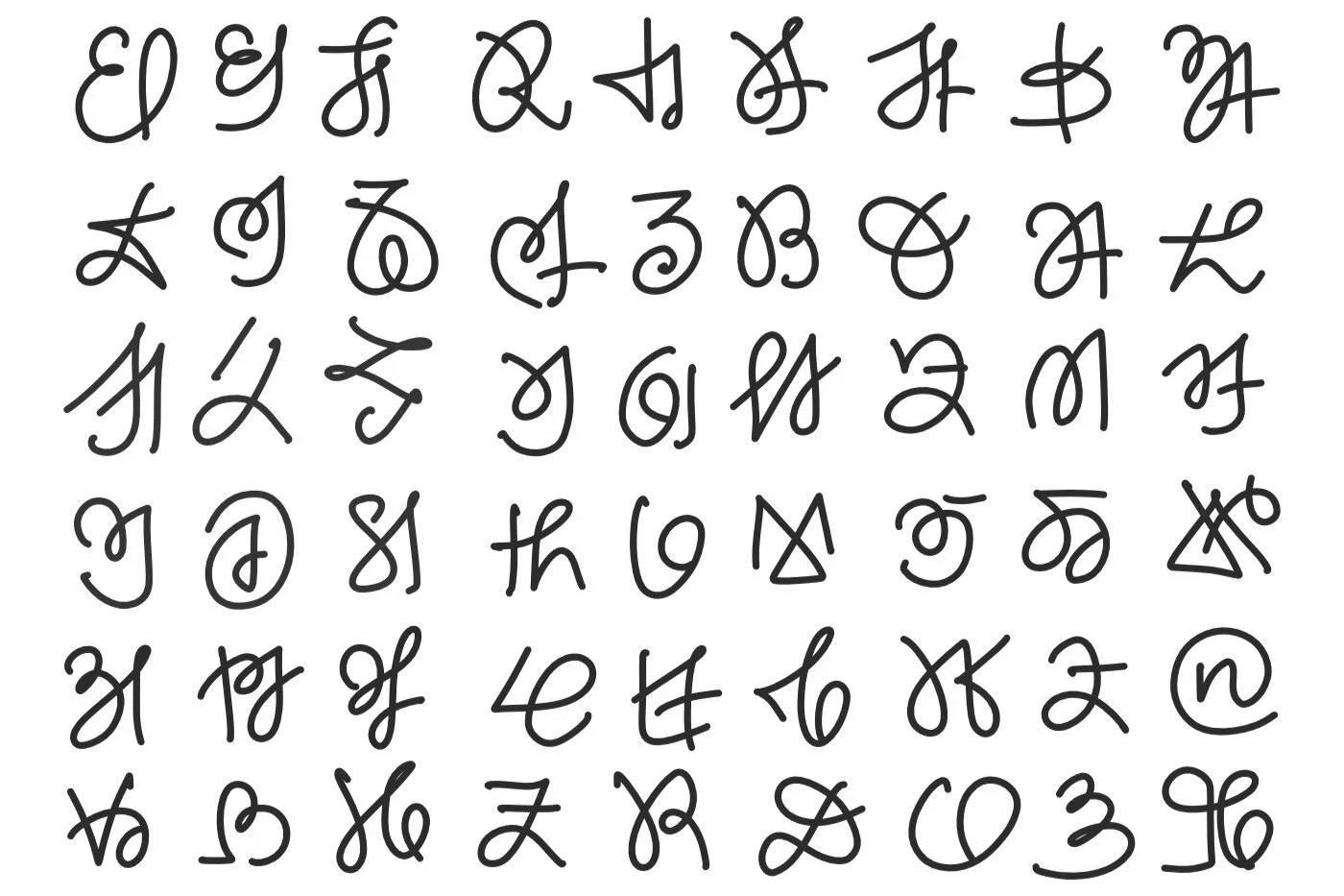 The Schmetterschwanz Diaries: An Obsession with Alphabets — Alphadesigner