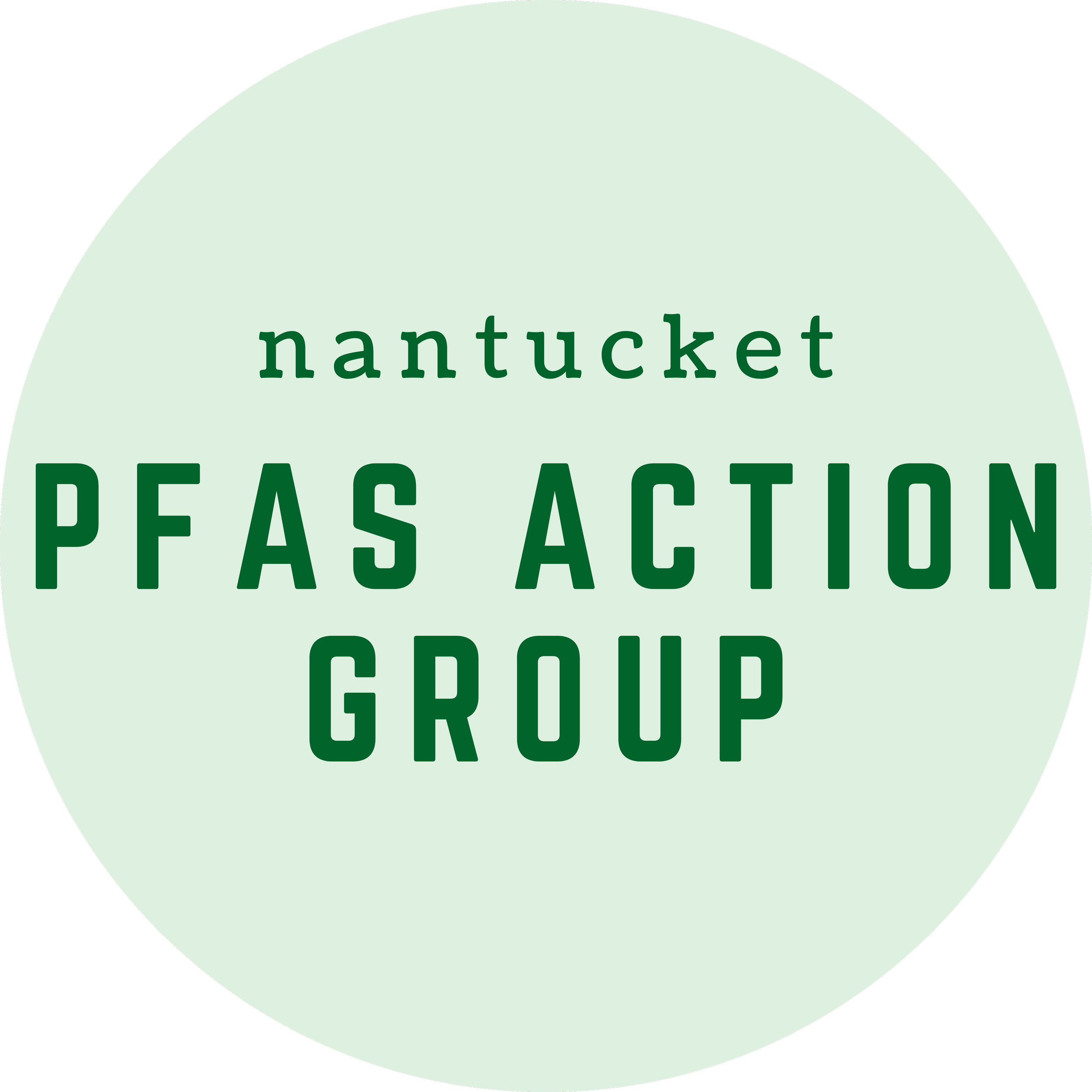 Nantucket PFAS Well Project — Nantucket PFAS Action Group