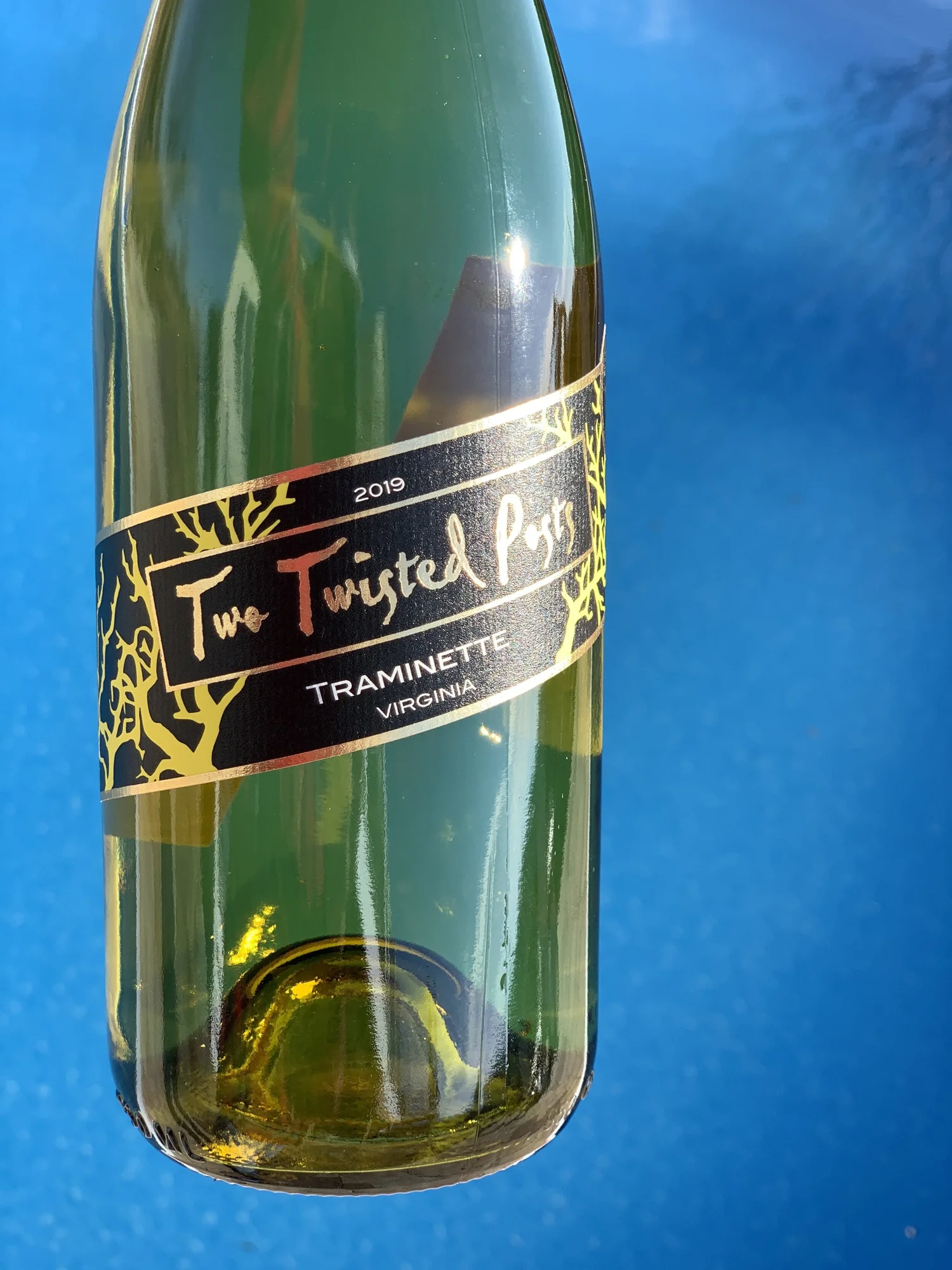 White wine, Traminette — Two Twisted Posts Winery