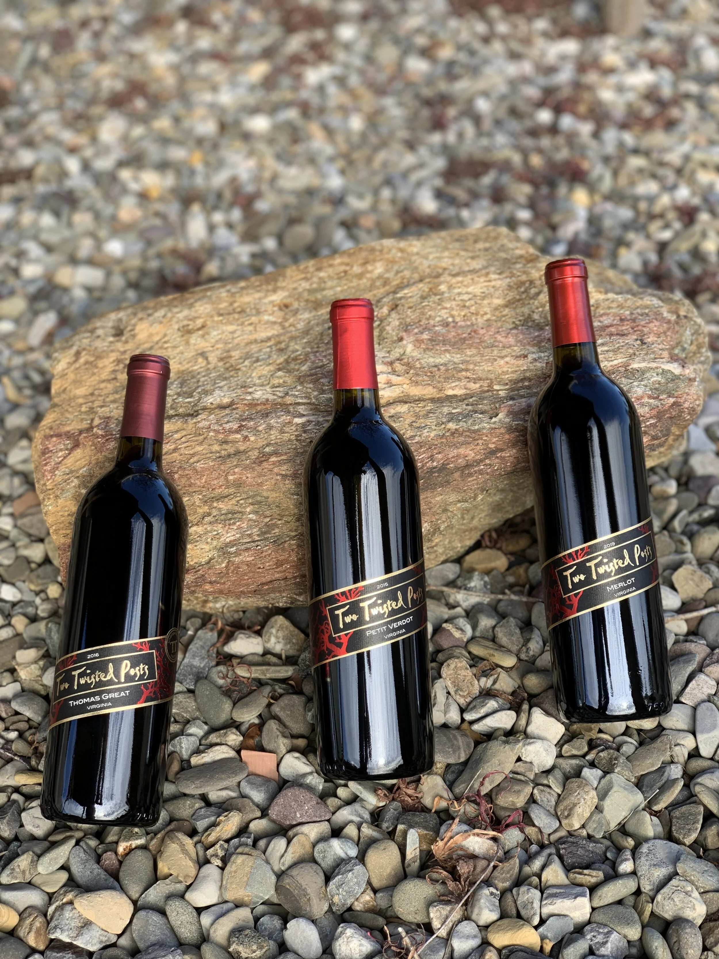 Our red wines — Two Twisted Posts Winery