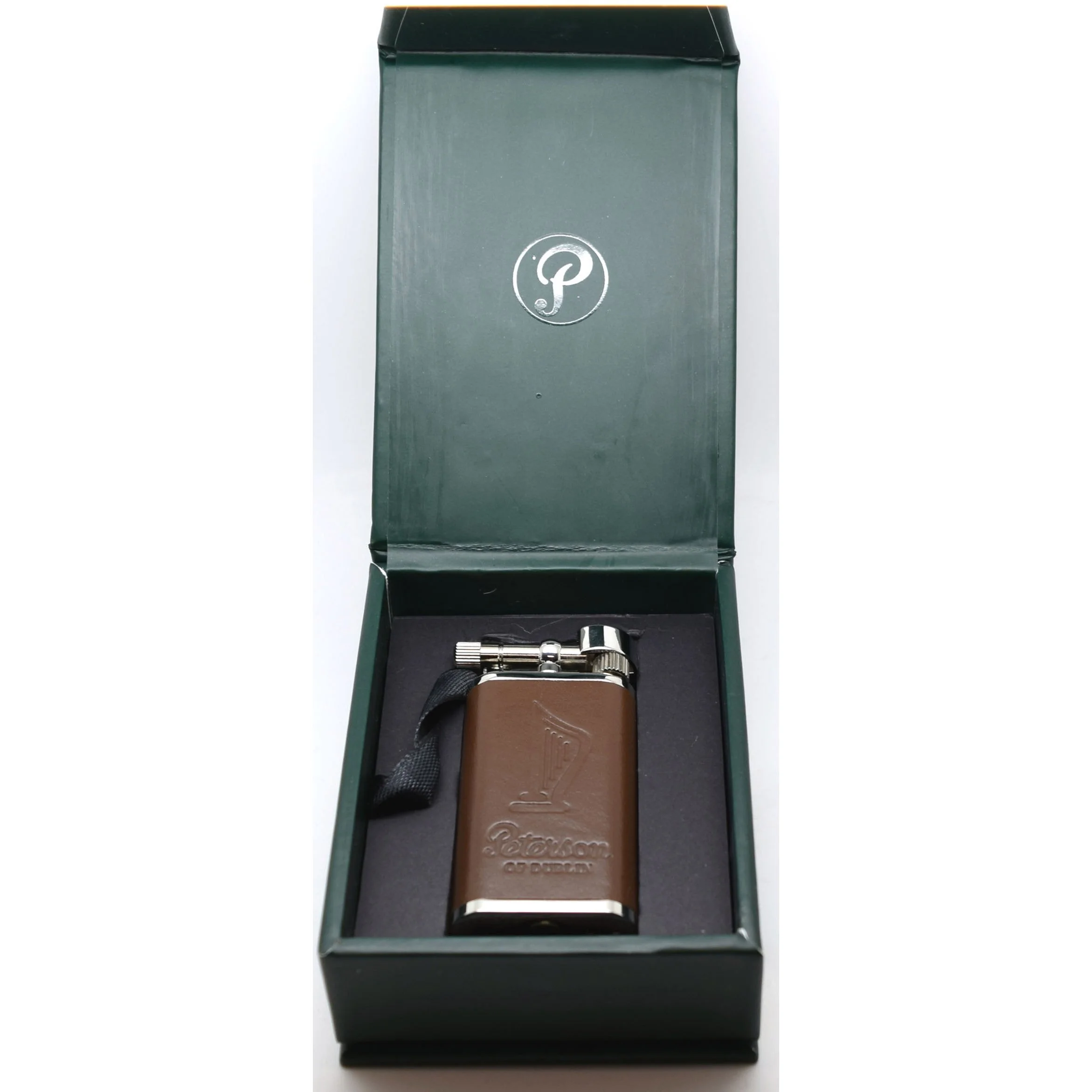 Peterson Pipe Lighter Irish Harp Brown Embossed Finish — Harrison ...