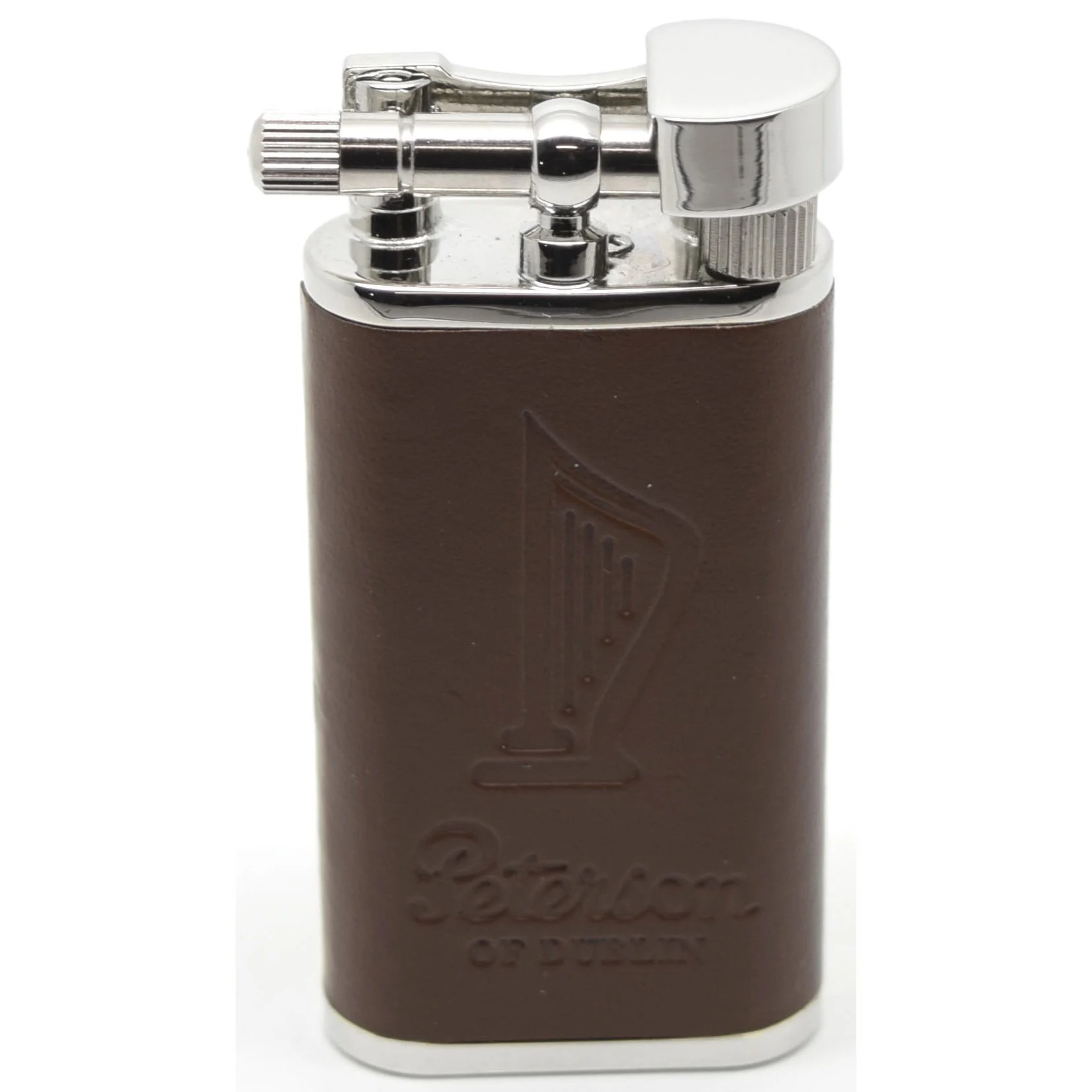 Peterson Pipe Lighter Chrome Finish — Harrison & Simmonds