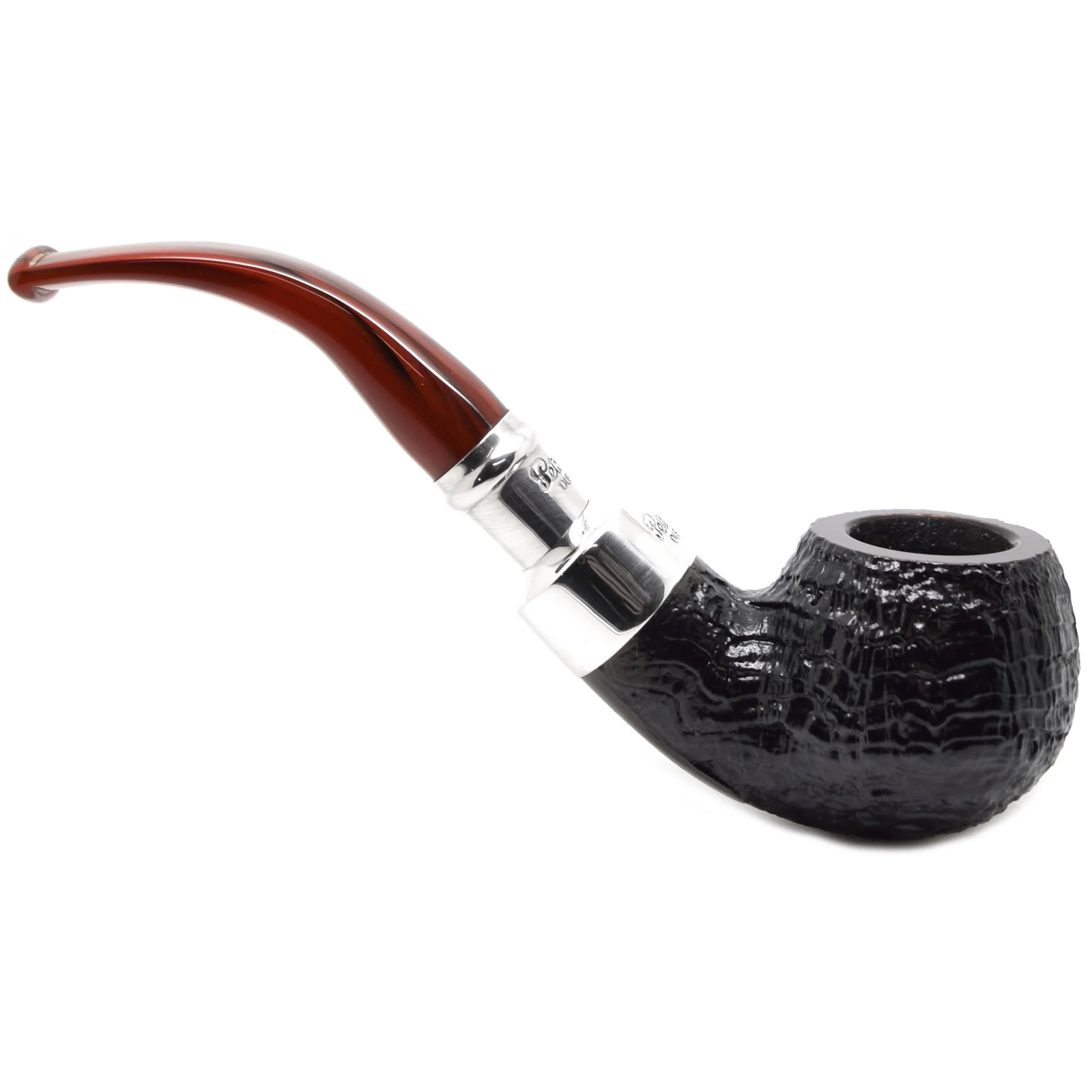Peterson Sterling Silver Mounted Pipes — Harrison & Simmonds