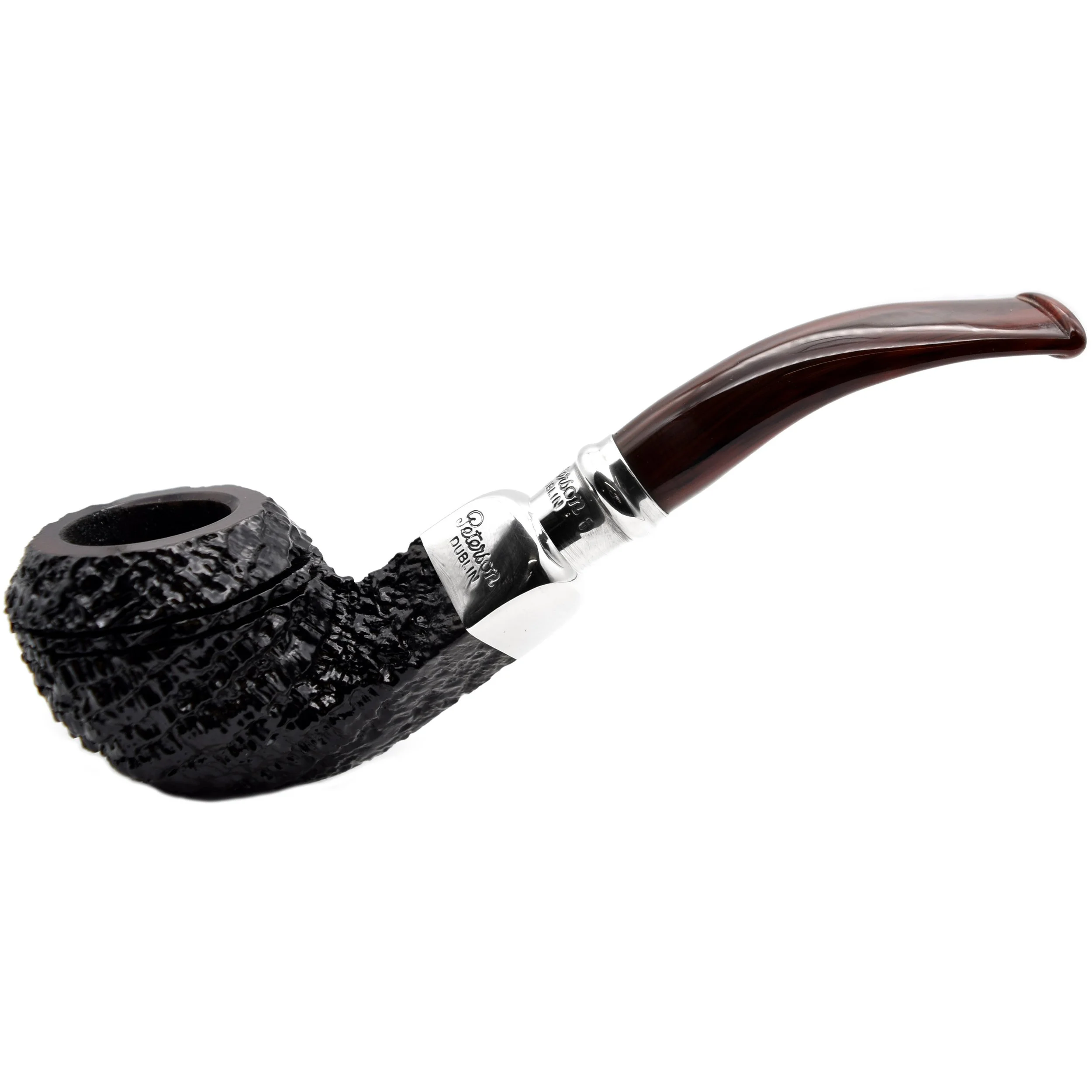 Peterson Sterling Silver Mounted Pipes — Harrison & Simmonds