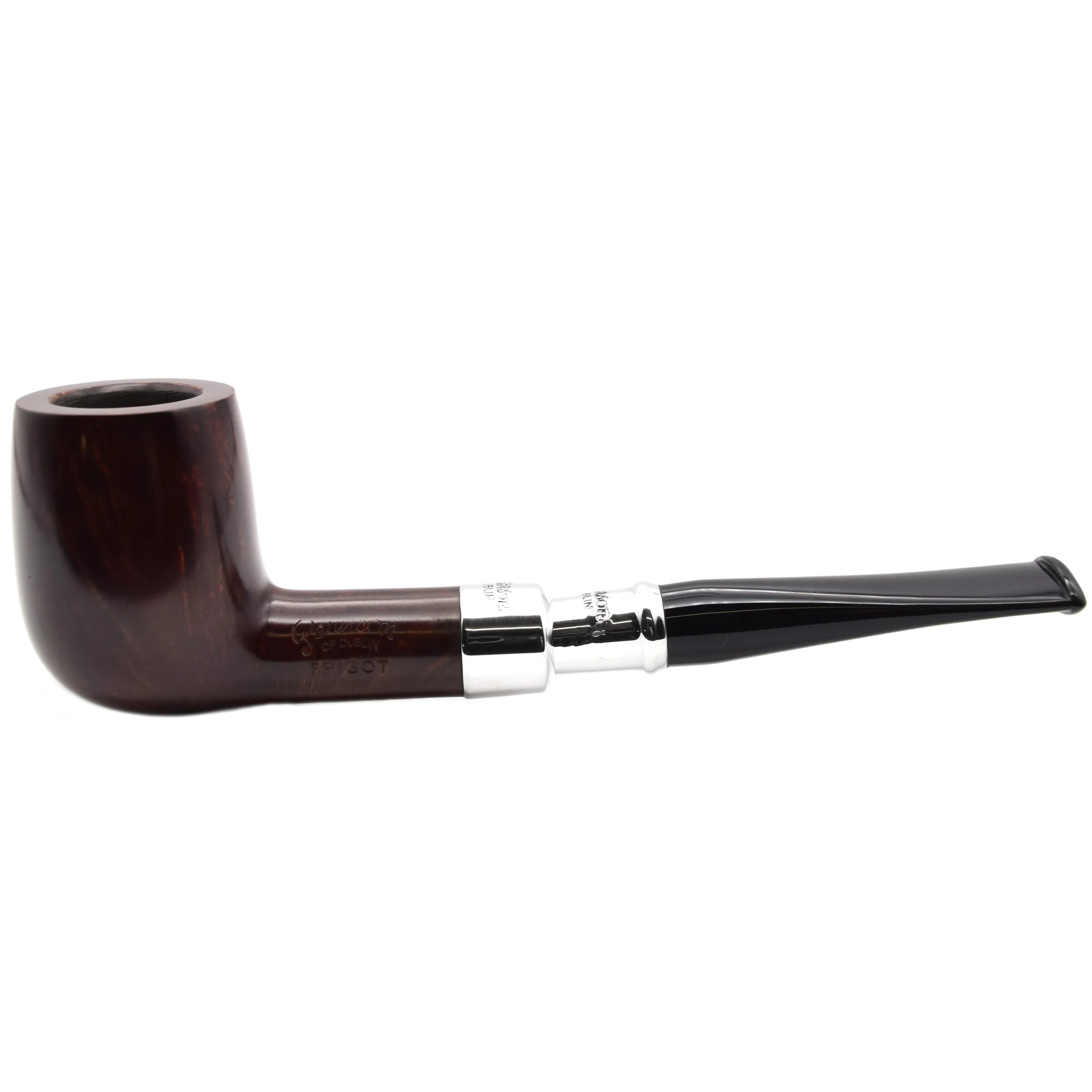 Peterson Sterling Silver Mounted Pipes — Harrison & Simmonds
