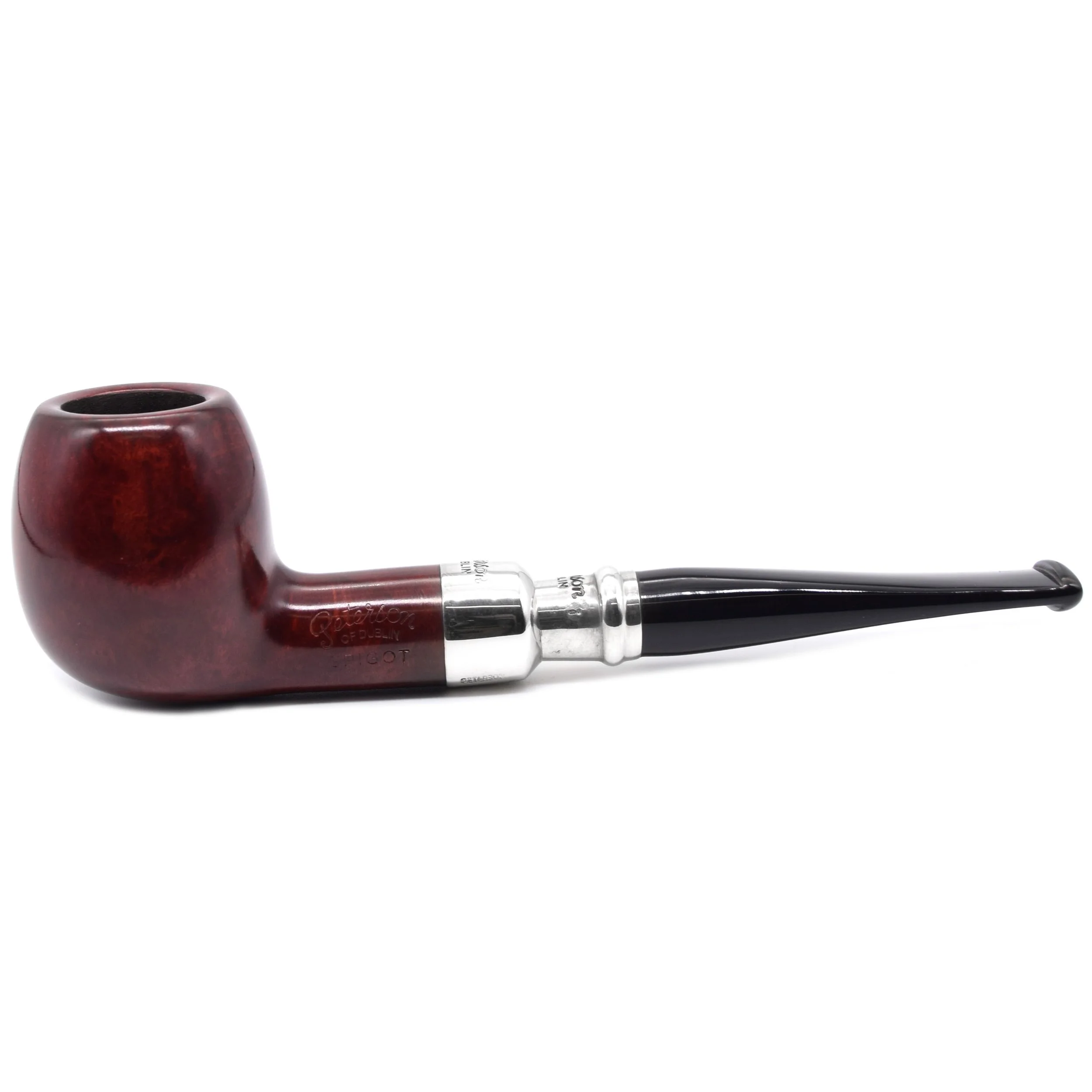 Peterson Sterling Silver Mounted Pipes — Harrison & Simmonds