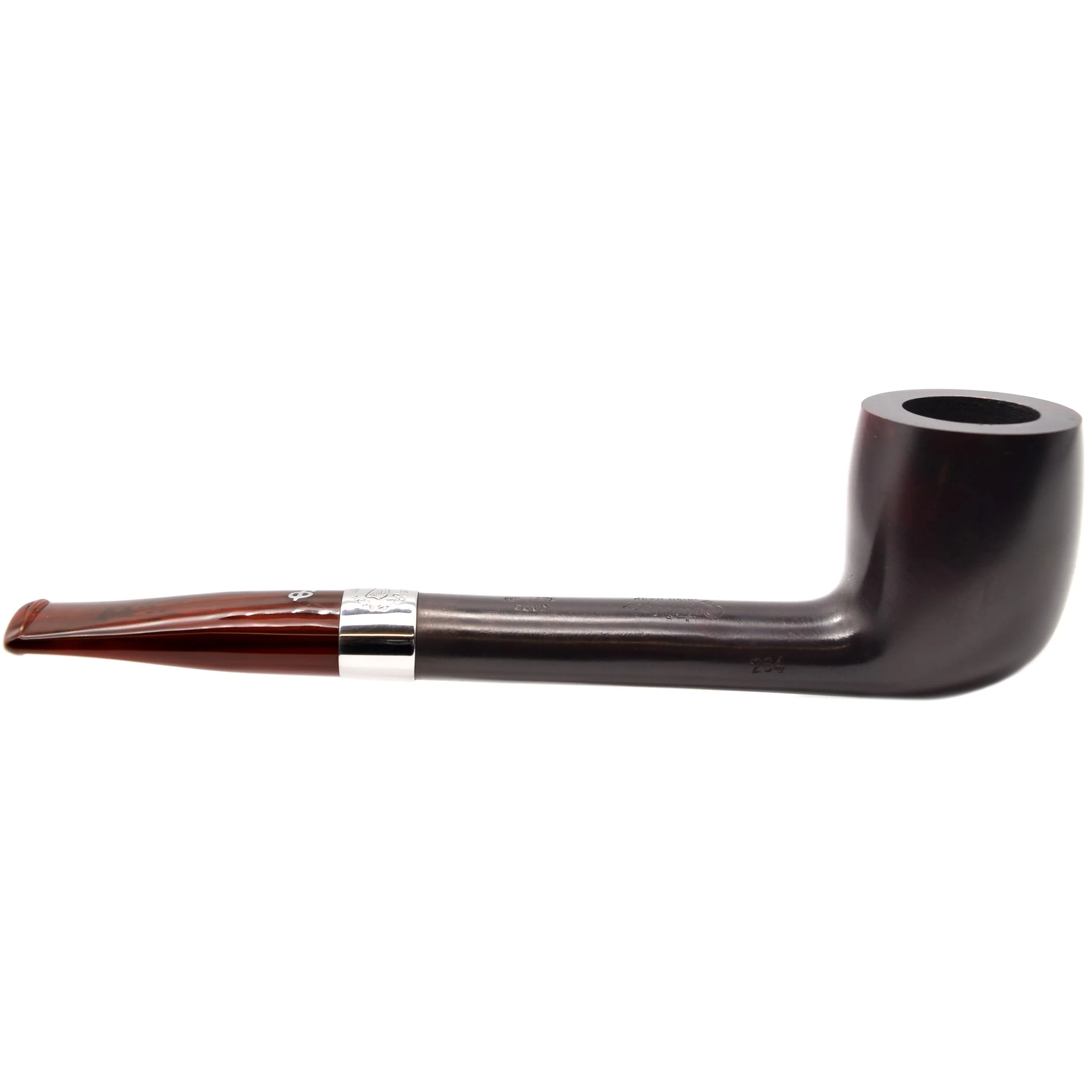 Peterson Irish Harp Sandblasted Finish Silver Mounted Medium Quarter ...