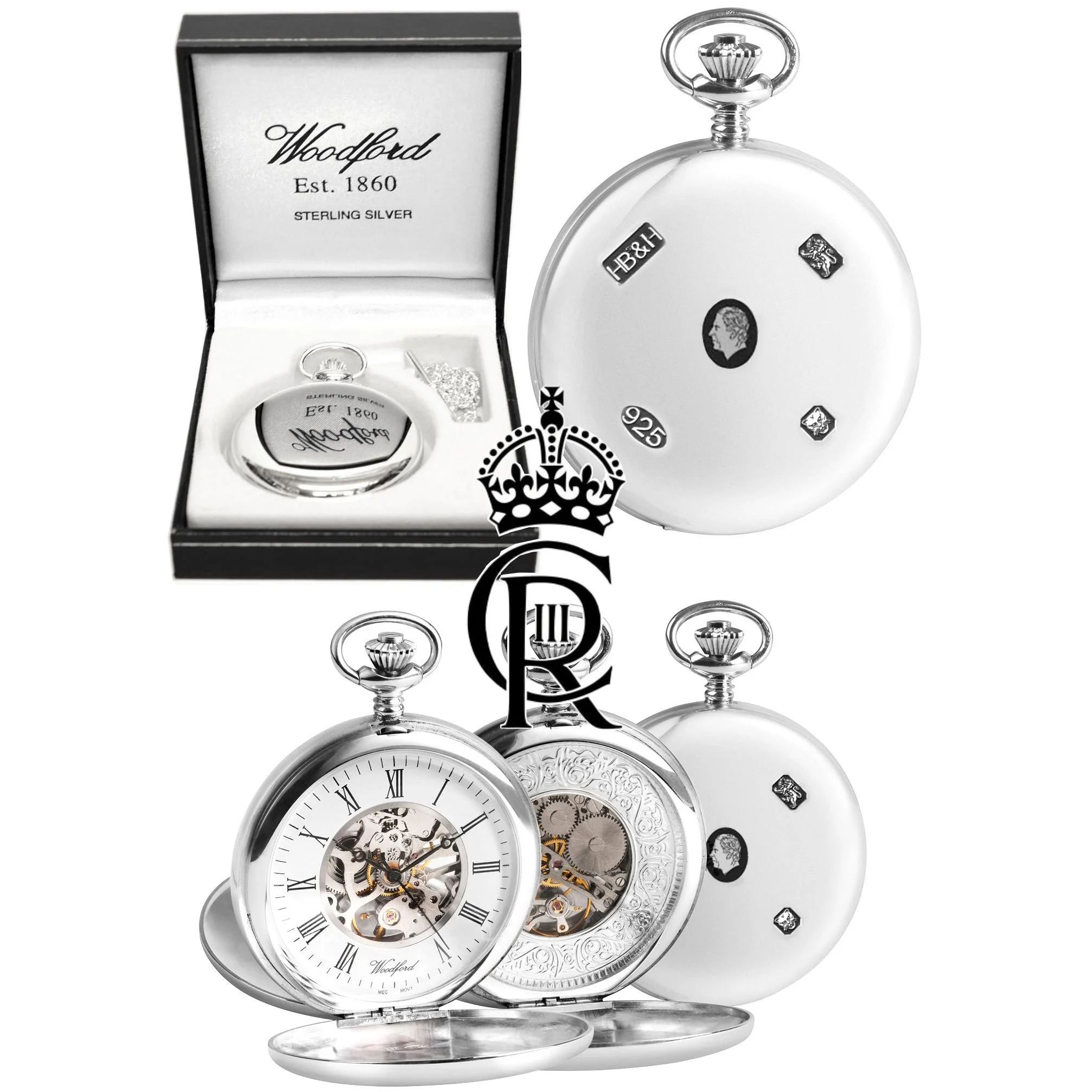 Sterling Silver Pocket Watches — Harrison & Simmonds