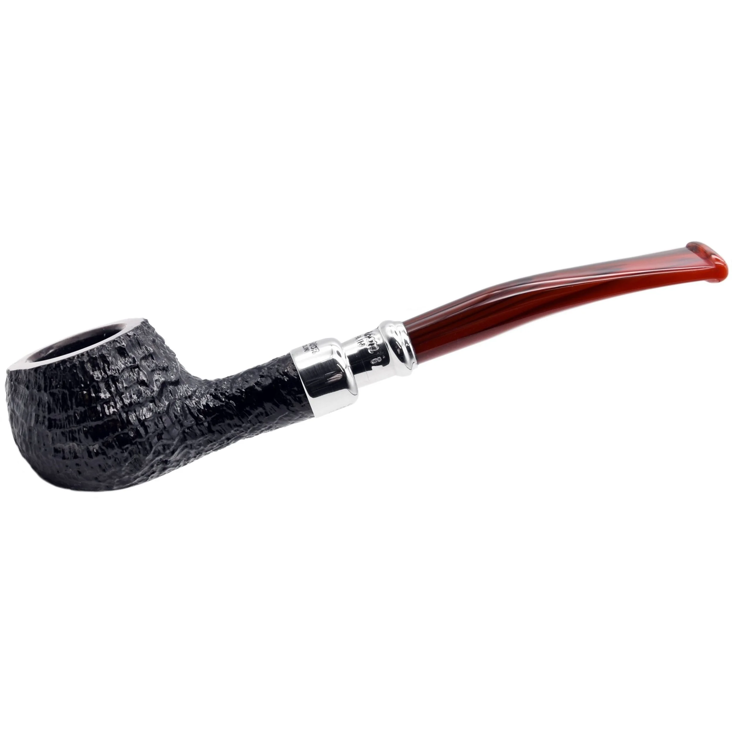 Peterson Sterling Silver Mounted Pipes — Harrison & Simmonds