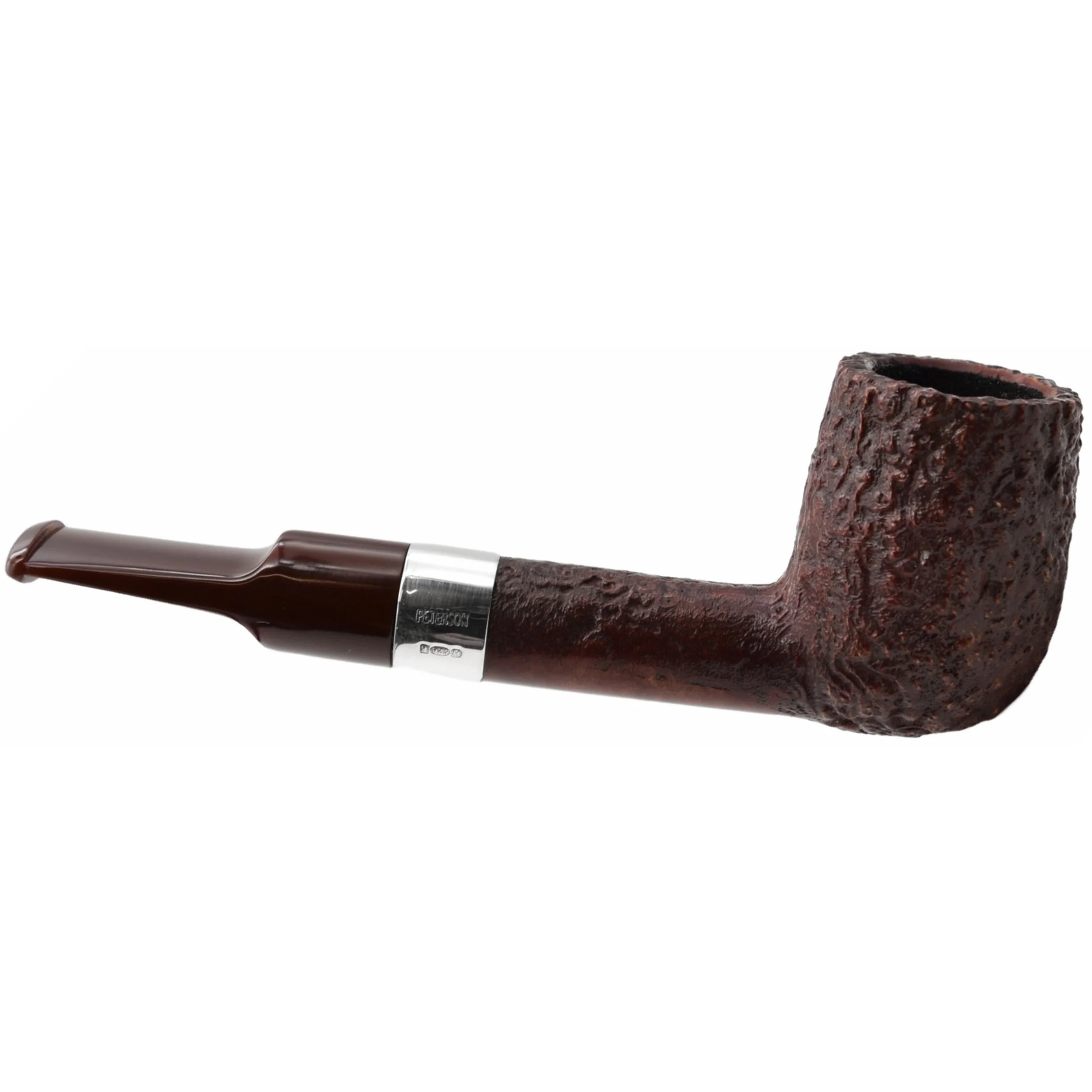 Peterson Irish Harp Sandblasted Finish Silver Mounted Medium Lovat ...