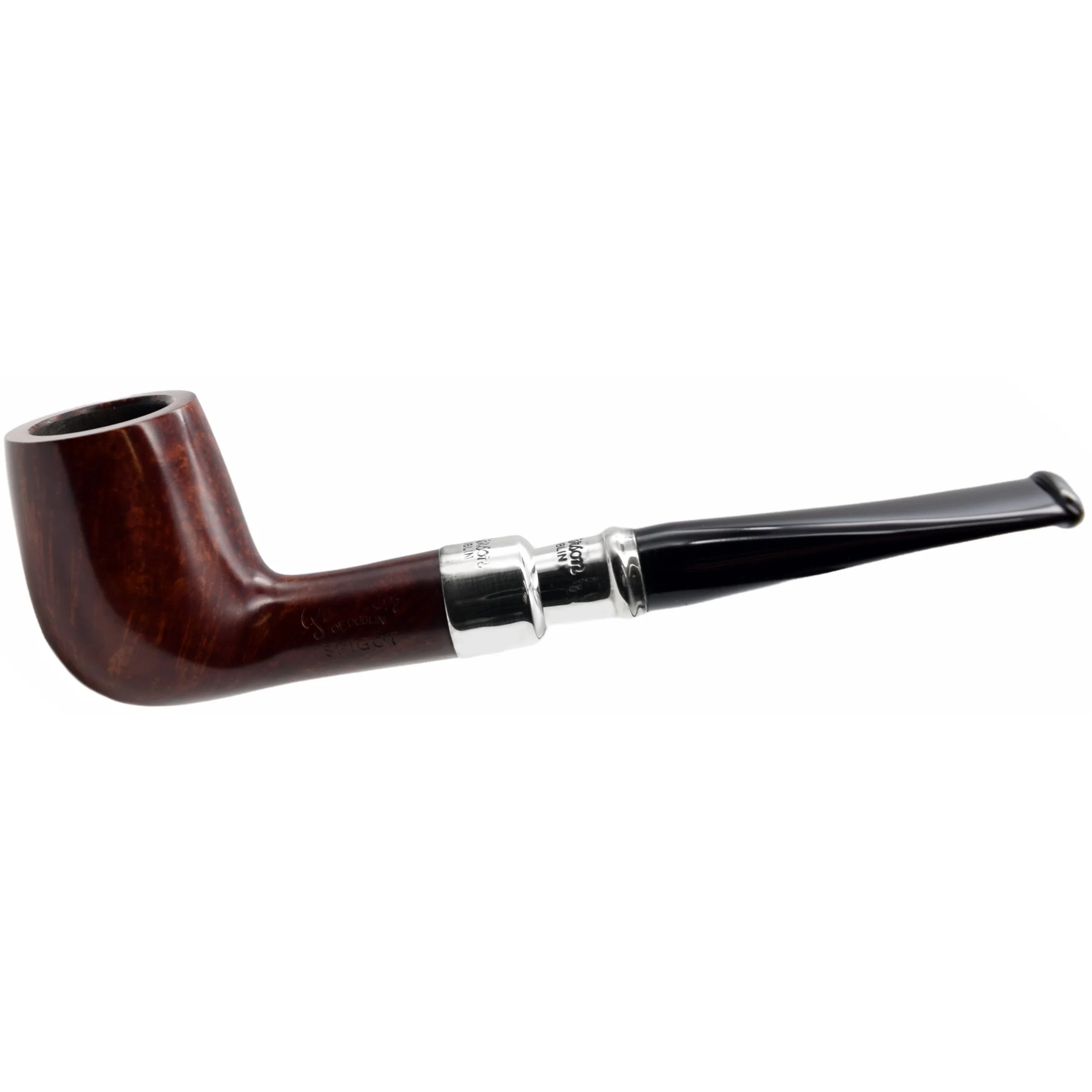 Peterson Sterling Silver Mounted Pipes — Harrison & Simmonds