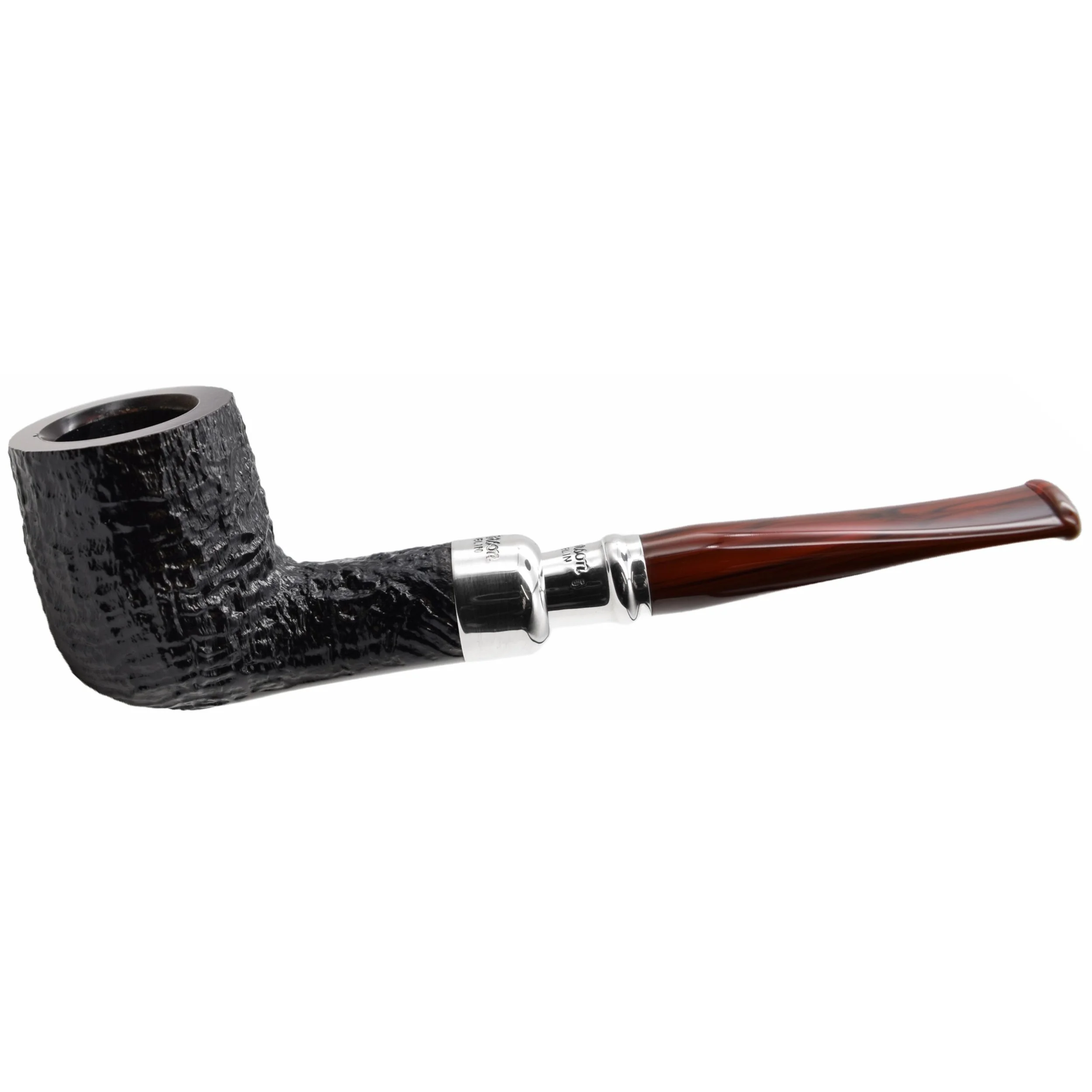 Peterson Sterling Silver Mounted Pipes — Harrison & Simmonds