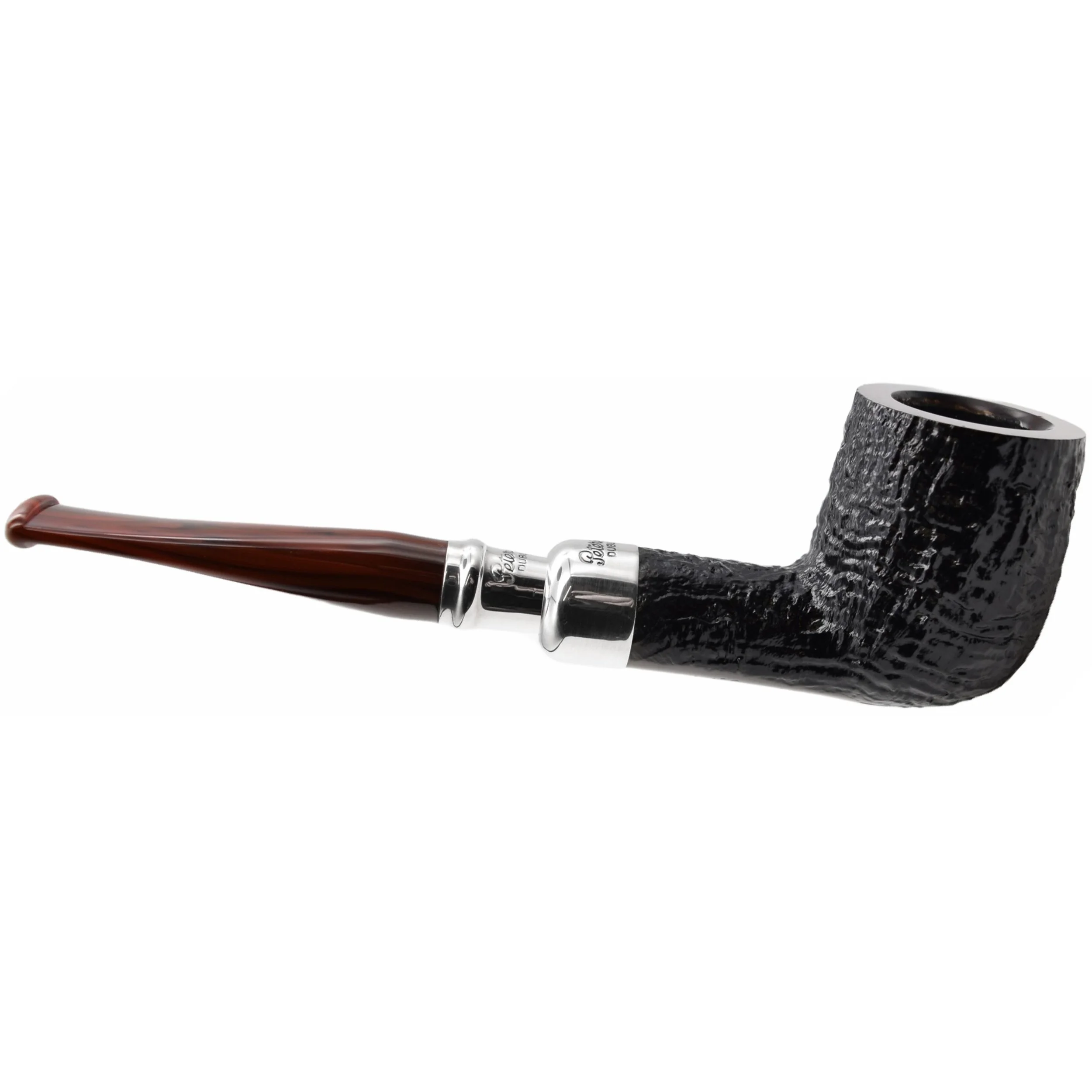 Peterson Sterling Silver Mounted Pipes — Harrison & Simmonds