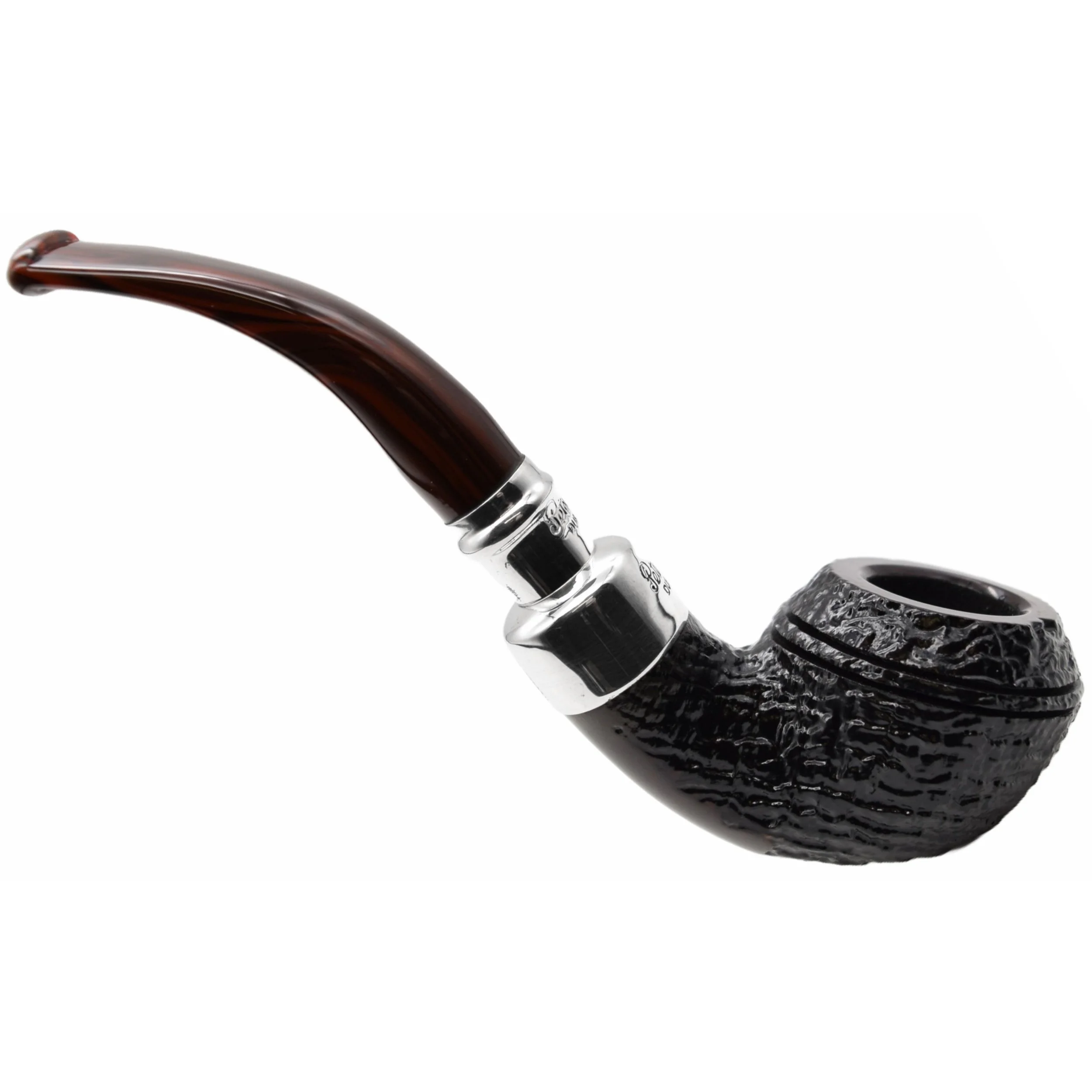 Peterson Sterling Silver Mounted Pipes — Harrison & Simmonds