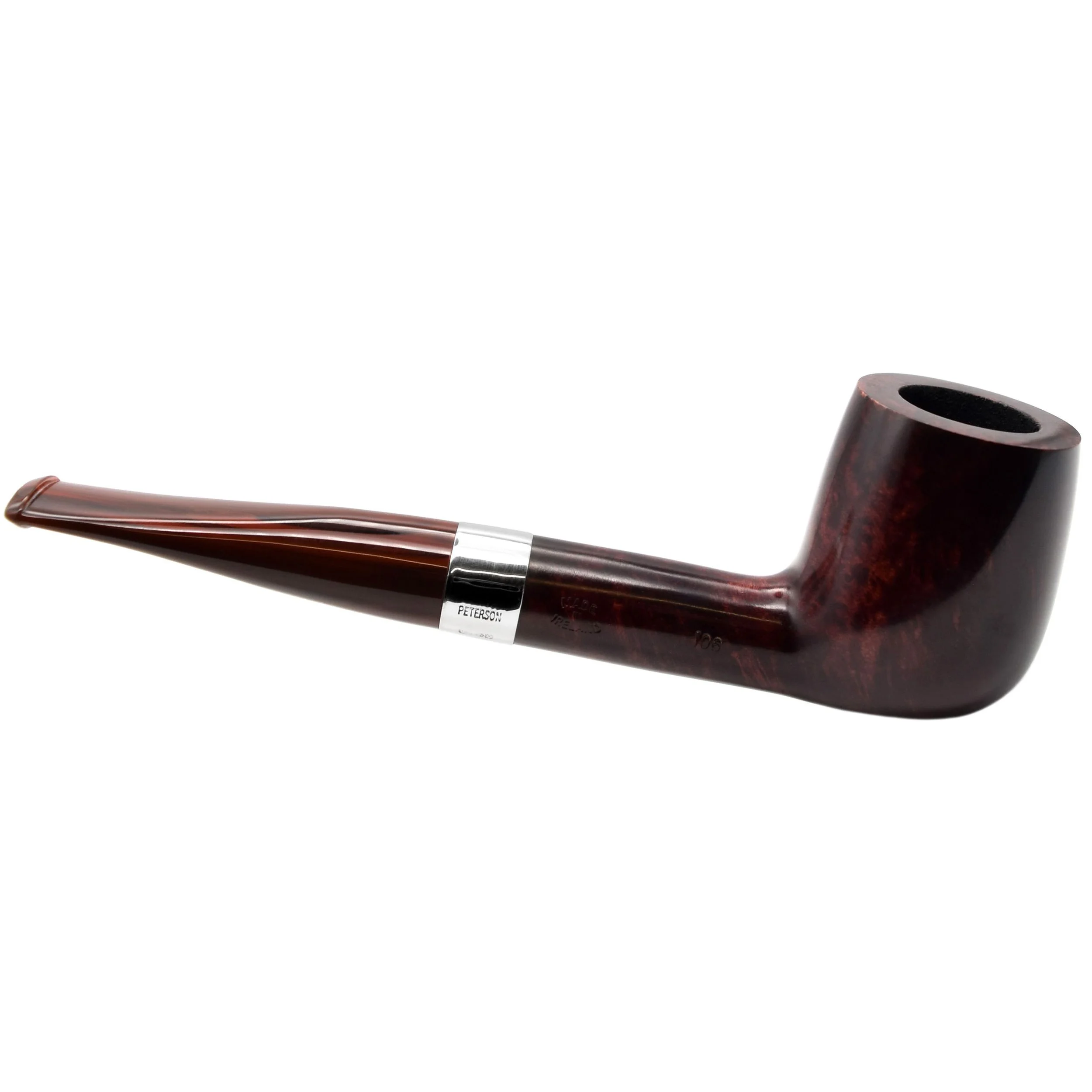 Peterson Irish Harp Sandblasted Finish 9mm FILTER Silver Mounted Medium ...