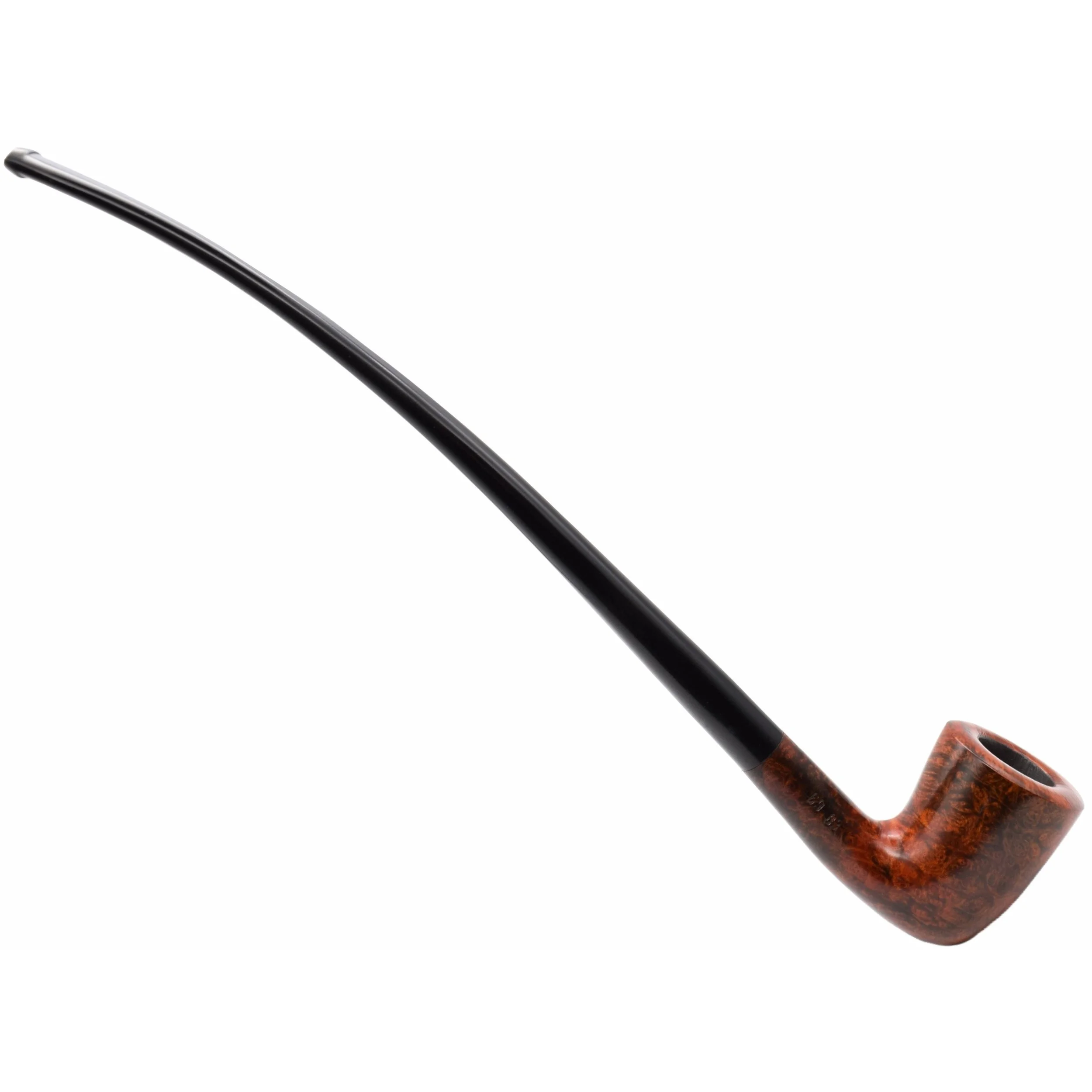 Sarome Churchwarden Briar Pipe in a Dark Walnut Finish (SP4-6225-W ...