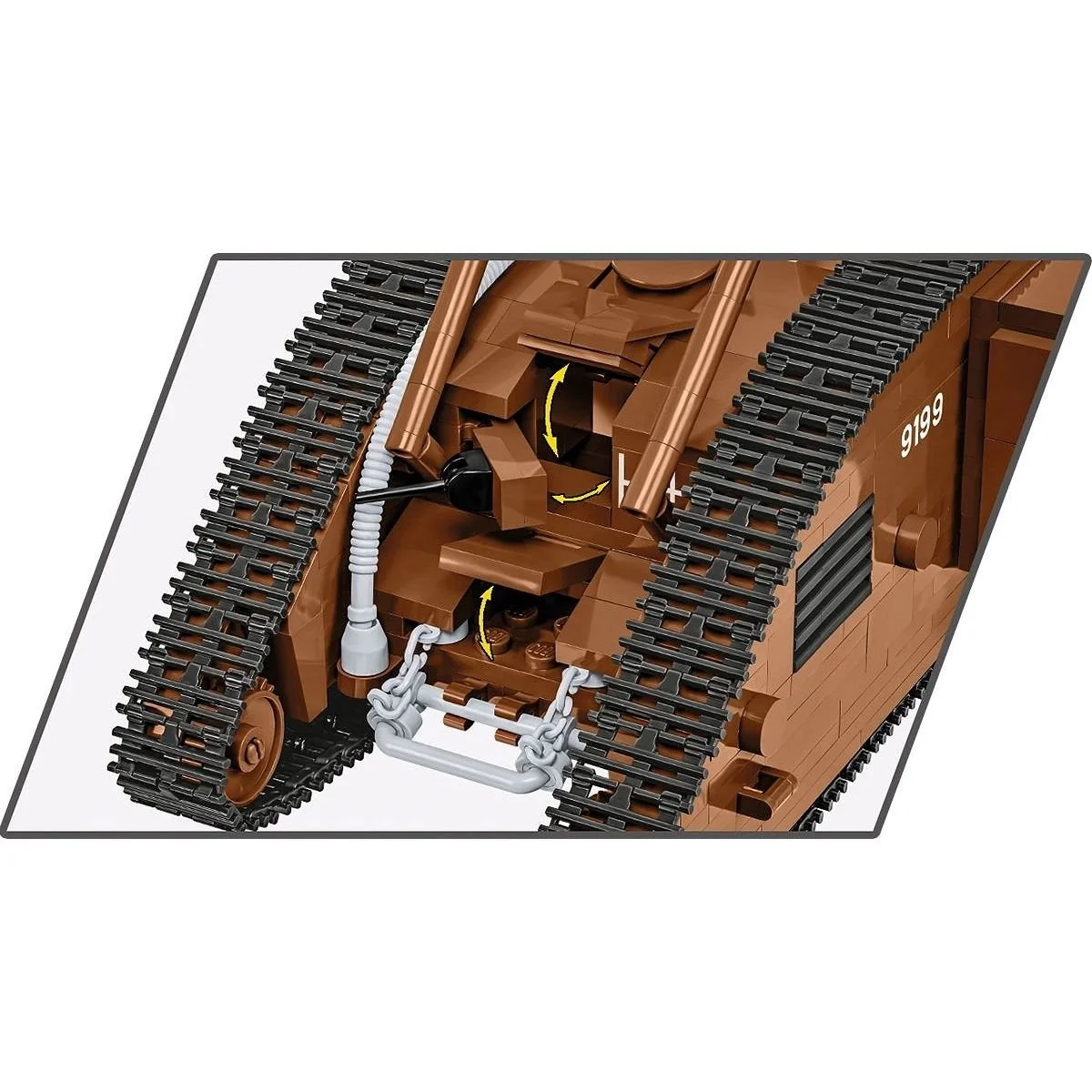 Cobi Mark V (Male) no 9199 Tank WWI, Bovington Tank Museum - 1:35 Scale ...