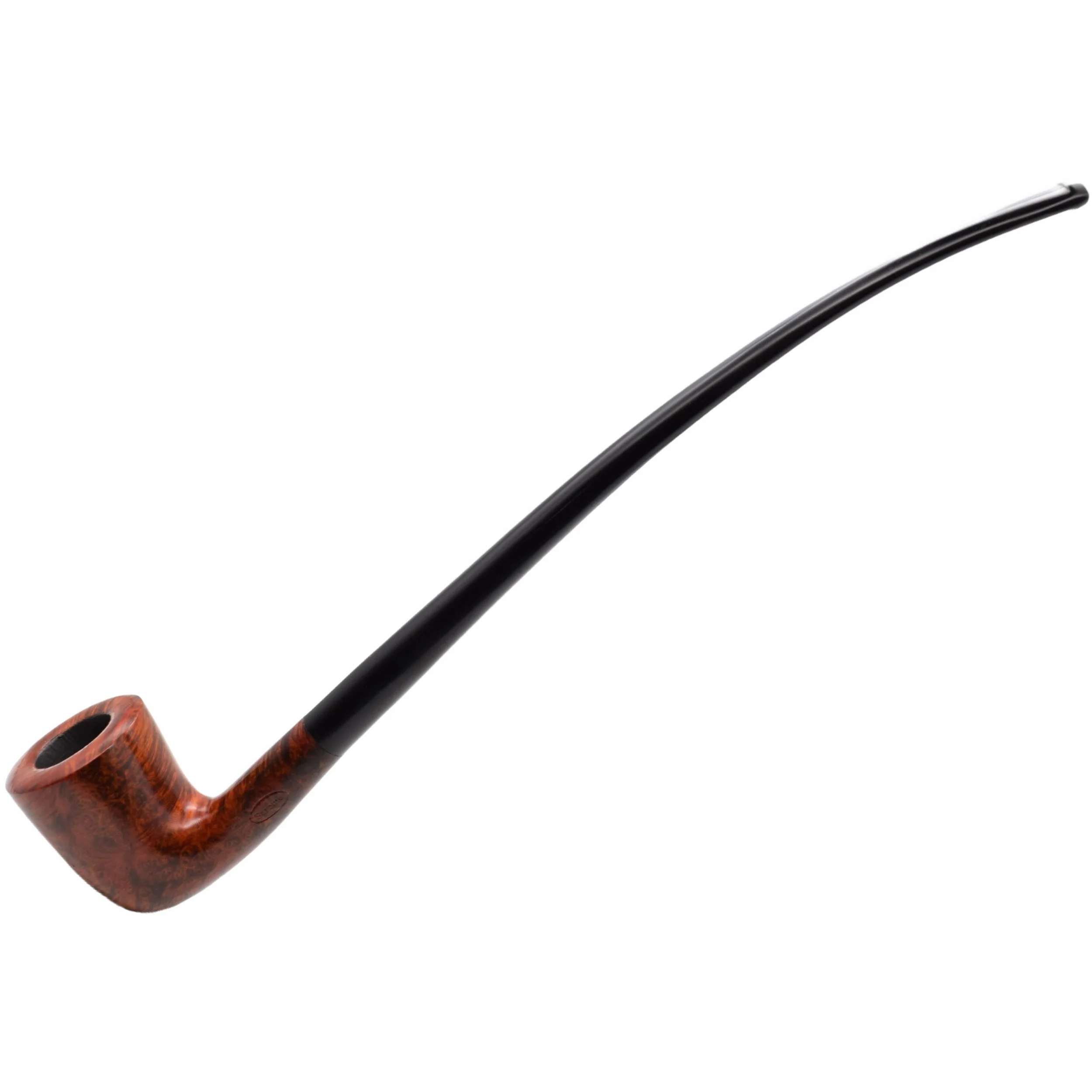 Sarome Churchwarden Briar Pipe in a Dark Walnut Finish (SP4-6225-W ...