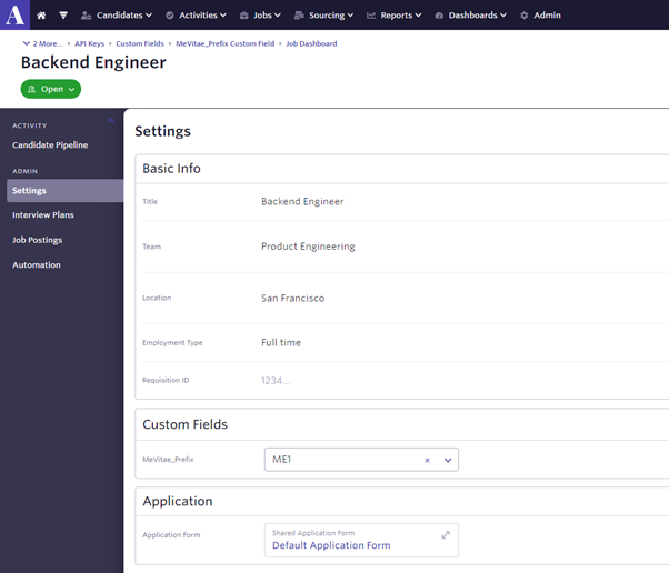 Ashby Helpcentre — Blind recruiting within your ATS