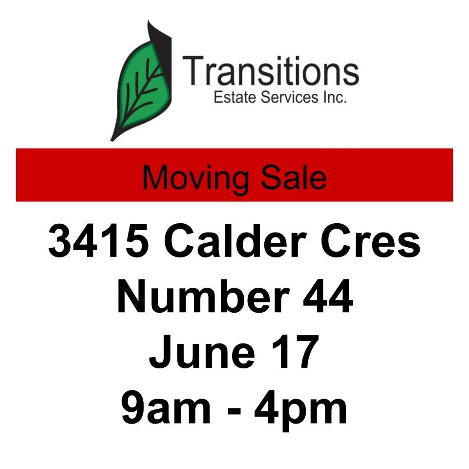 Saskatoon Sales — Transitions Estate Services Inc.