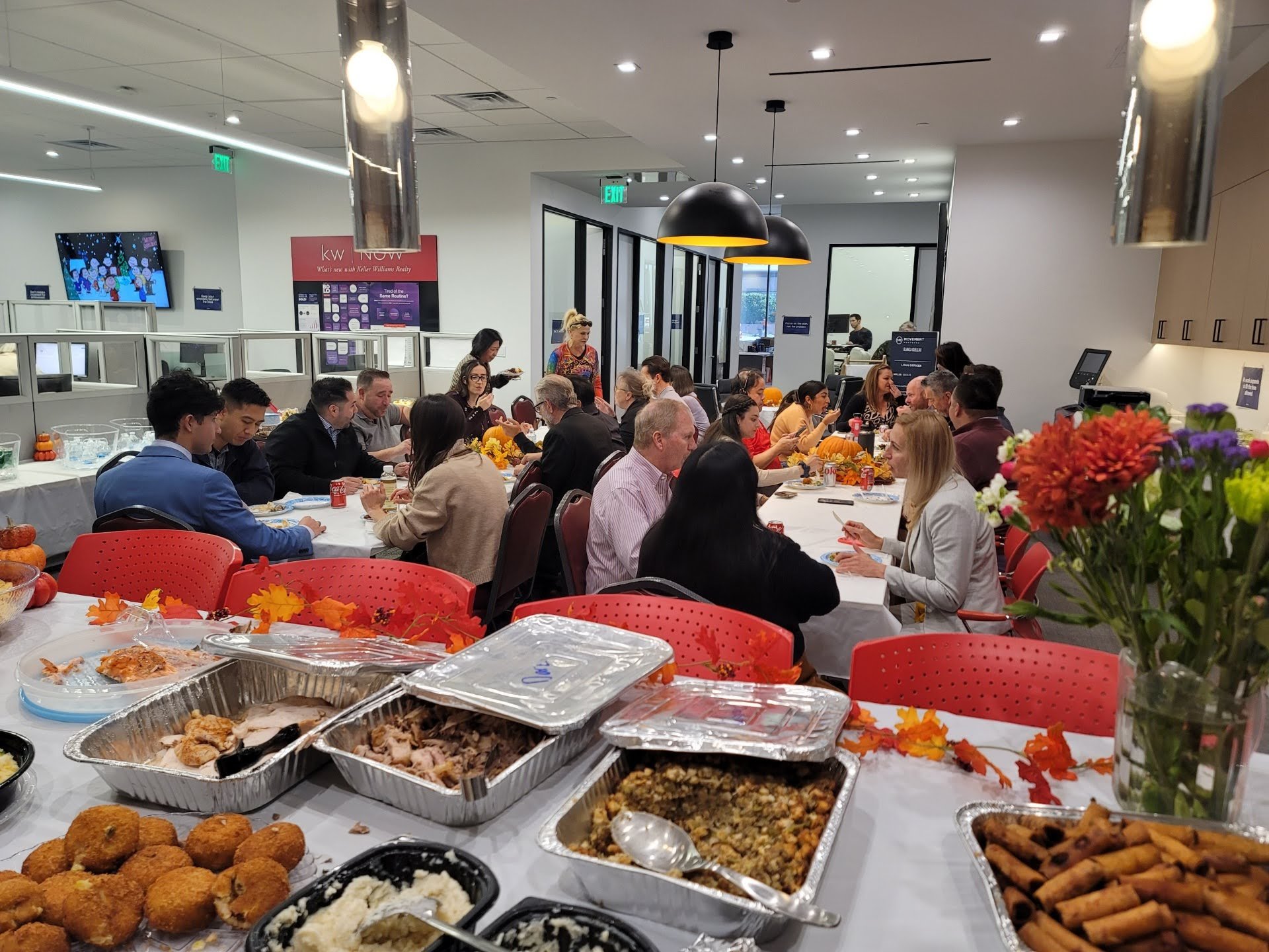 KW Thanksgiving Team Meeting & Potluck — Keller Williams Pasadena Realty