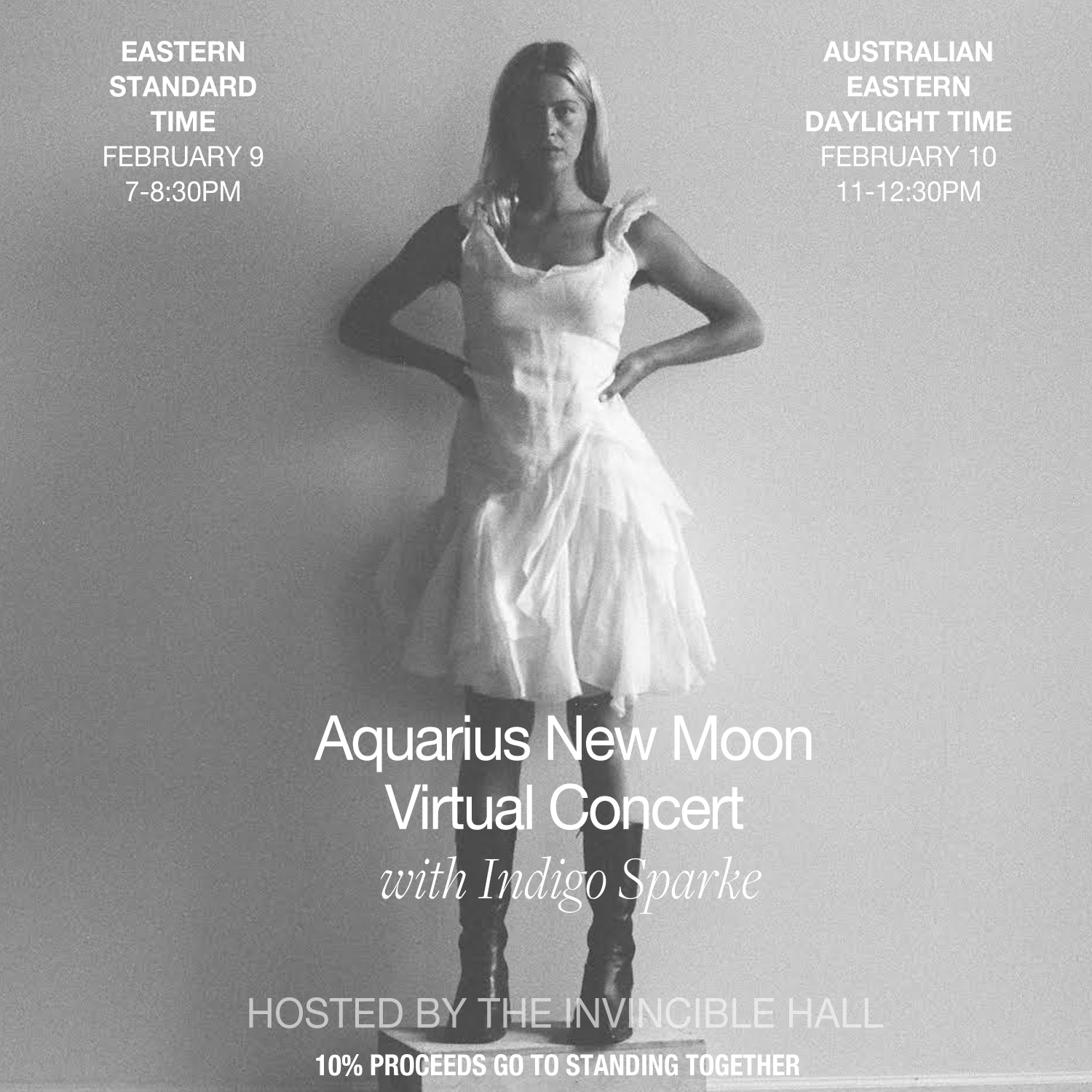 Virtual Concert with Indigo Sparke — THE INVINCIBLE HALL